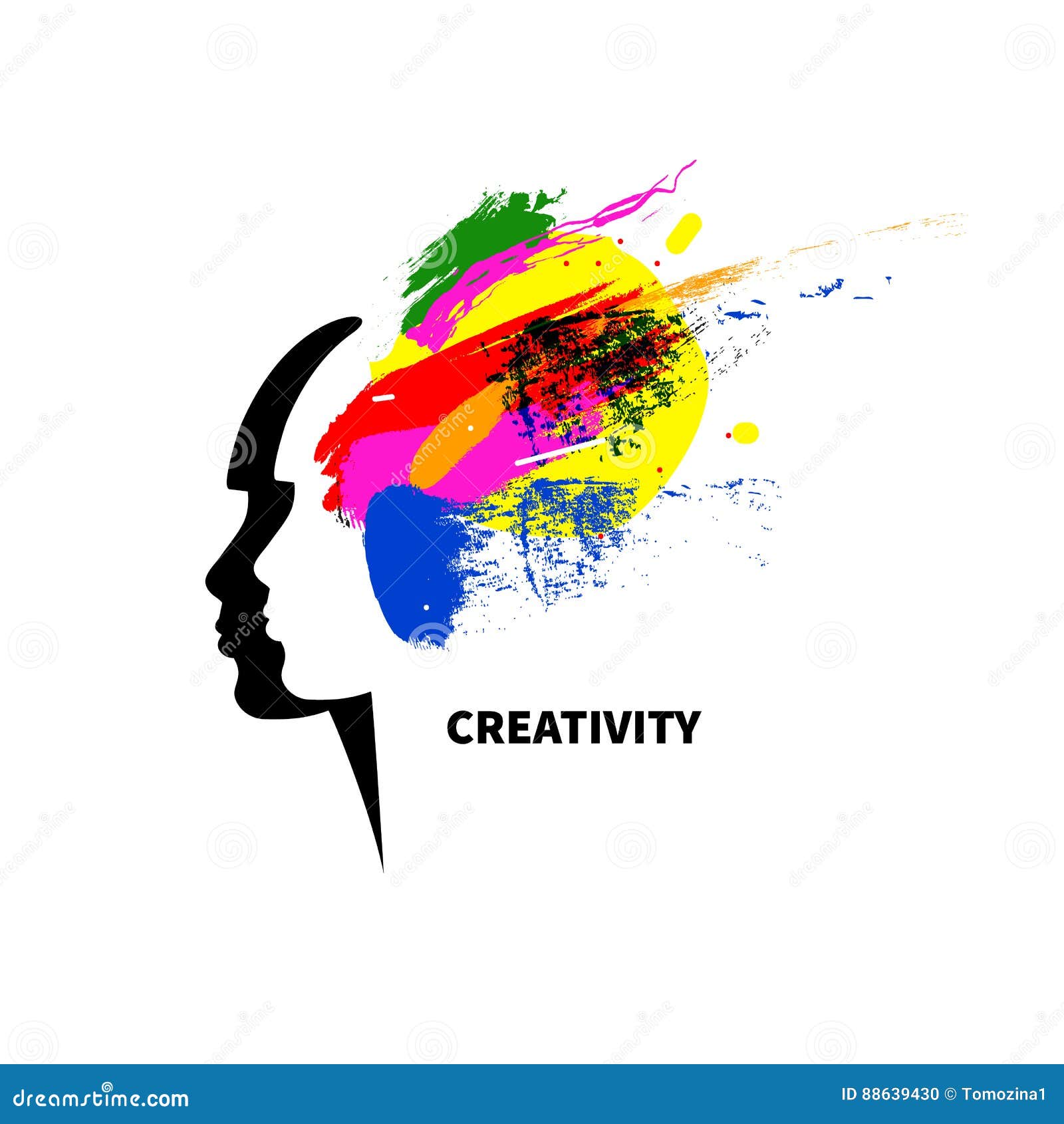 Studio d'art de logo illustration de vecteur. Illustration of ...