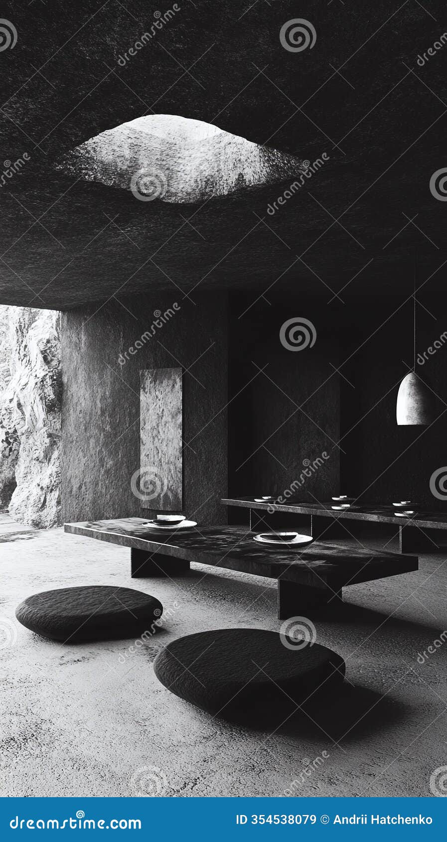 Studio Design Emphasizing Curiosity and Belonging with Monochrome and ...