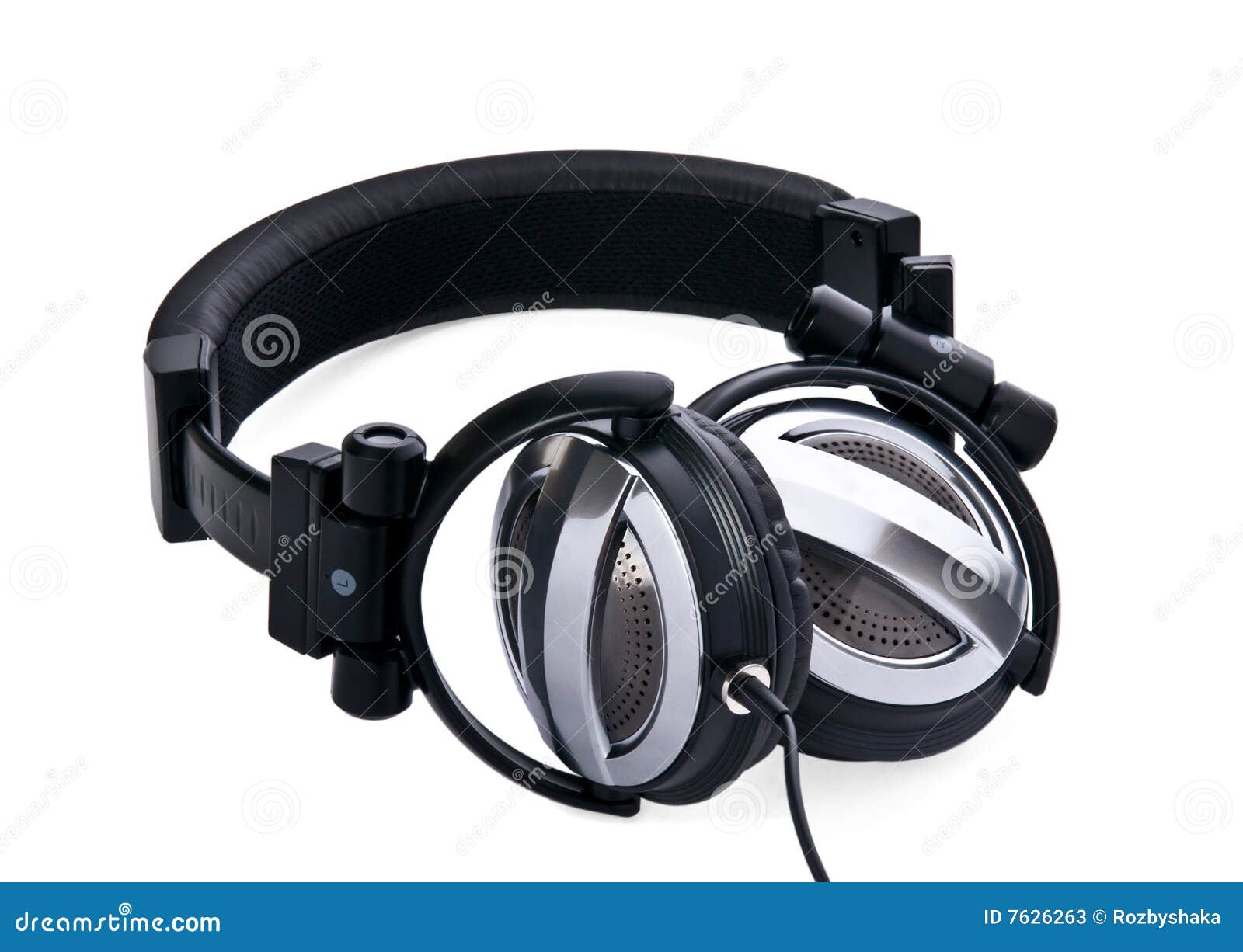 Studio ear-phones 1 stock image. Image of black, digital - 7626263