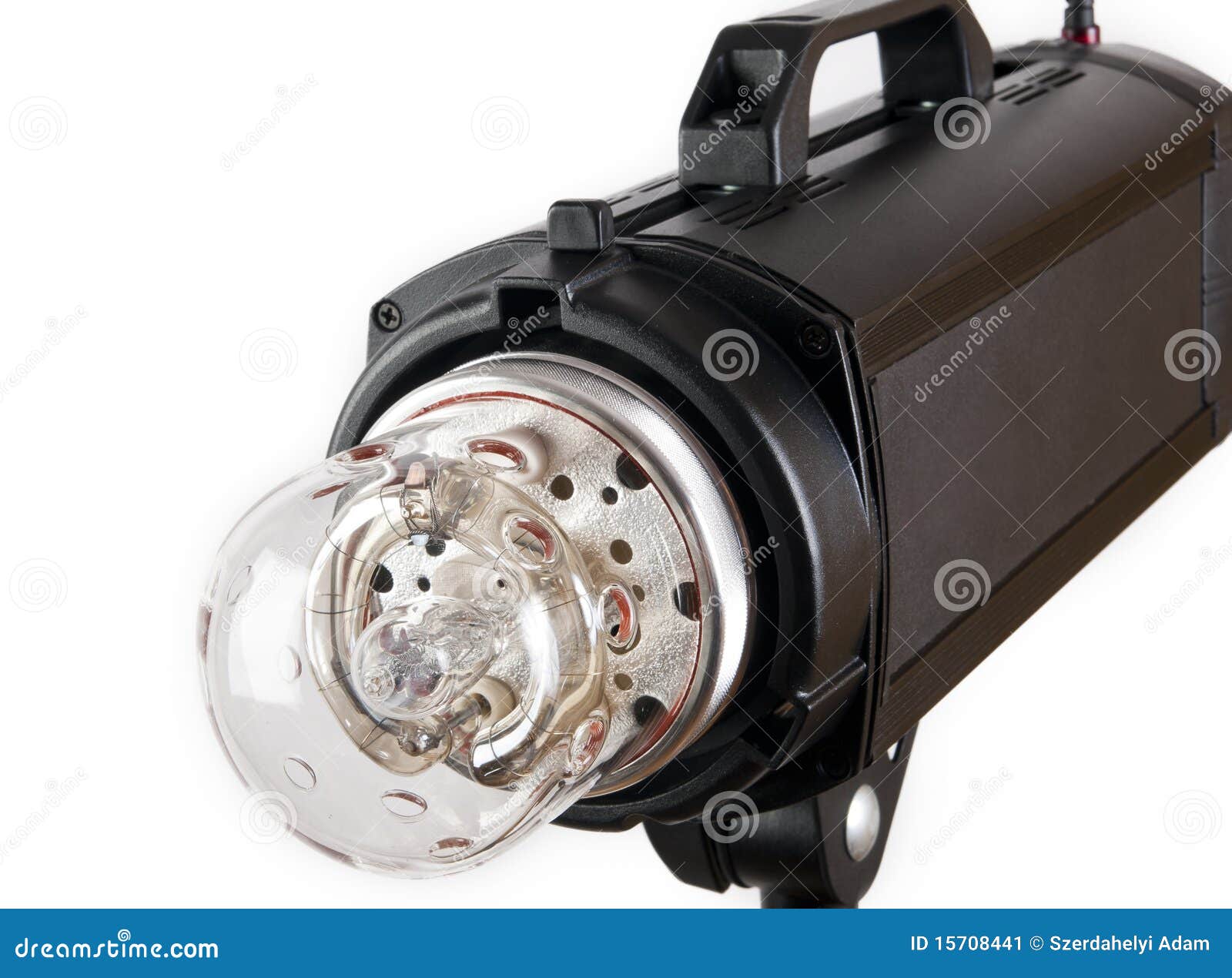 Studio flash stock image. Image of flash, black, isolated - 15708441