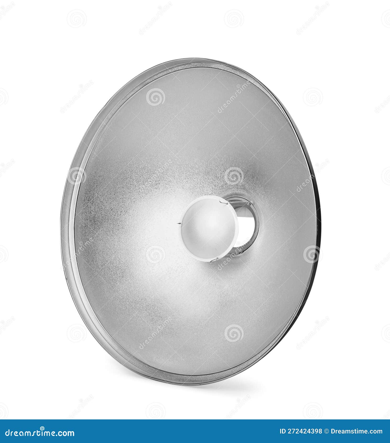 Studio Flash Light Reflector Isolated on White. Professional ...