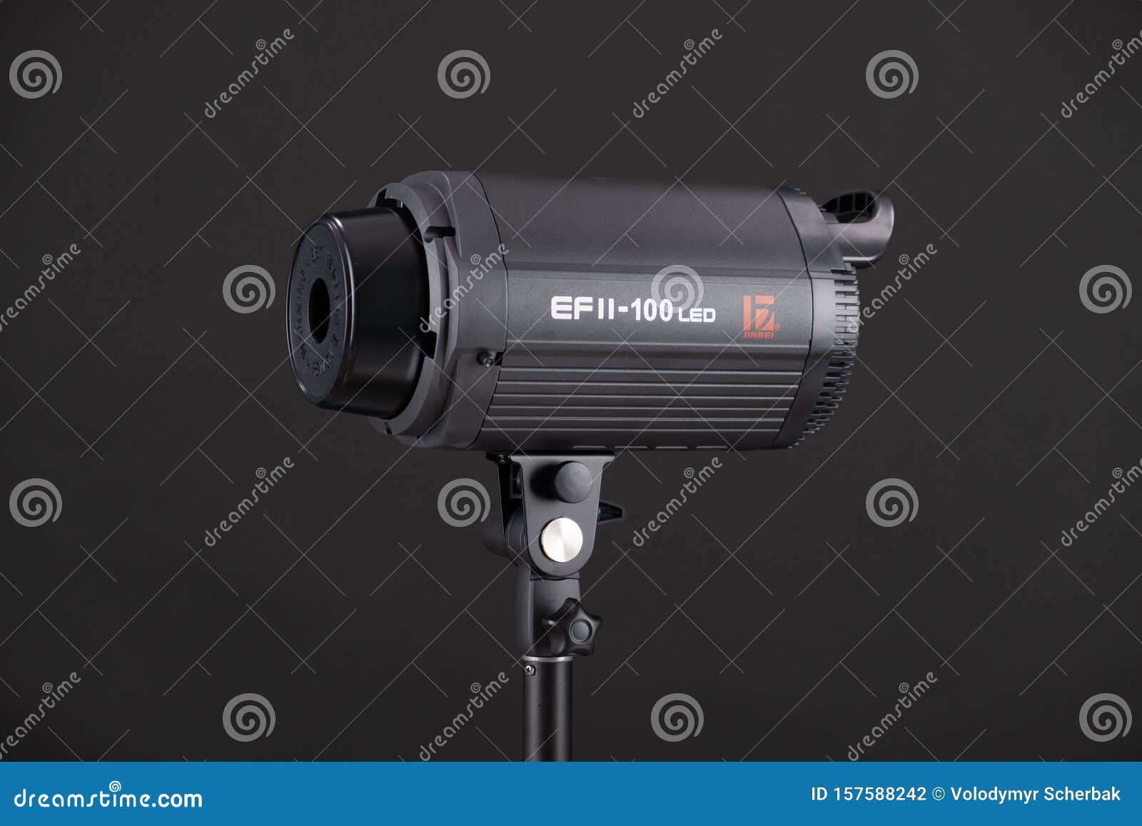 Studio Flash is a Pulsed Light Source on Black Background. Jinbei EF2 ...