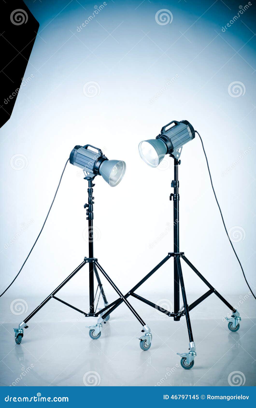 Studio flash stock image. Image of modern, illuminated - 46797145