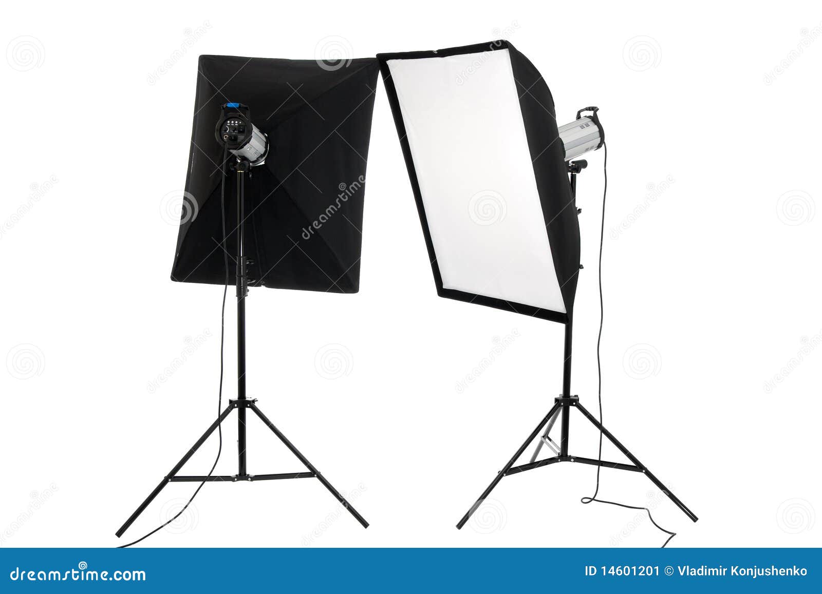 Studio flashes stock image. Image of horizontal, indoors - 14601201