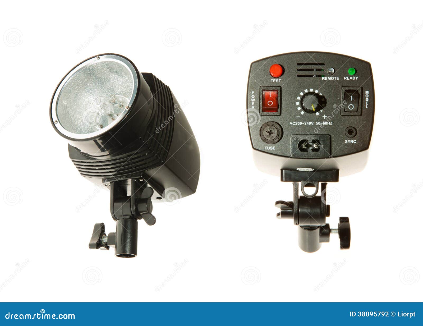 Studio Light Front and Back View Stock Photo - Image of render, back ...