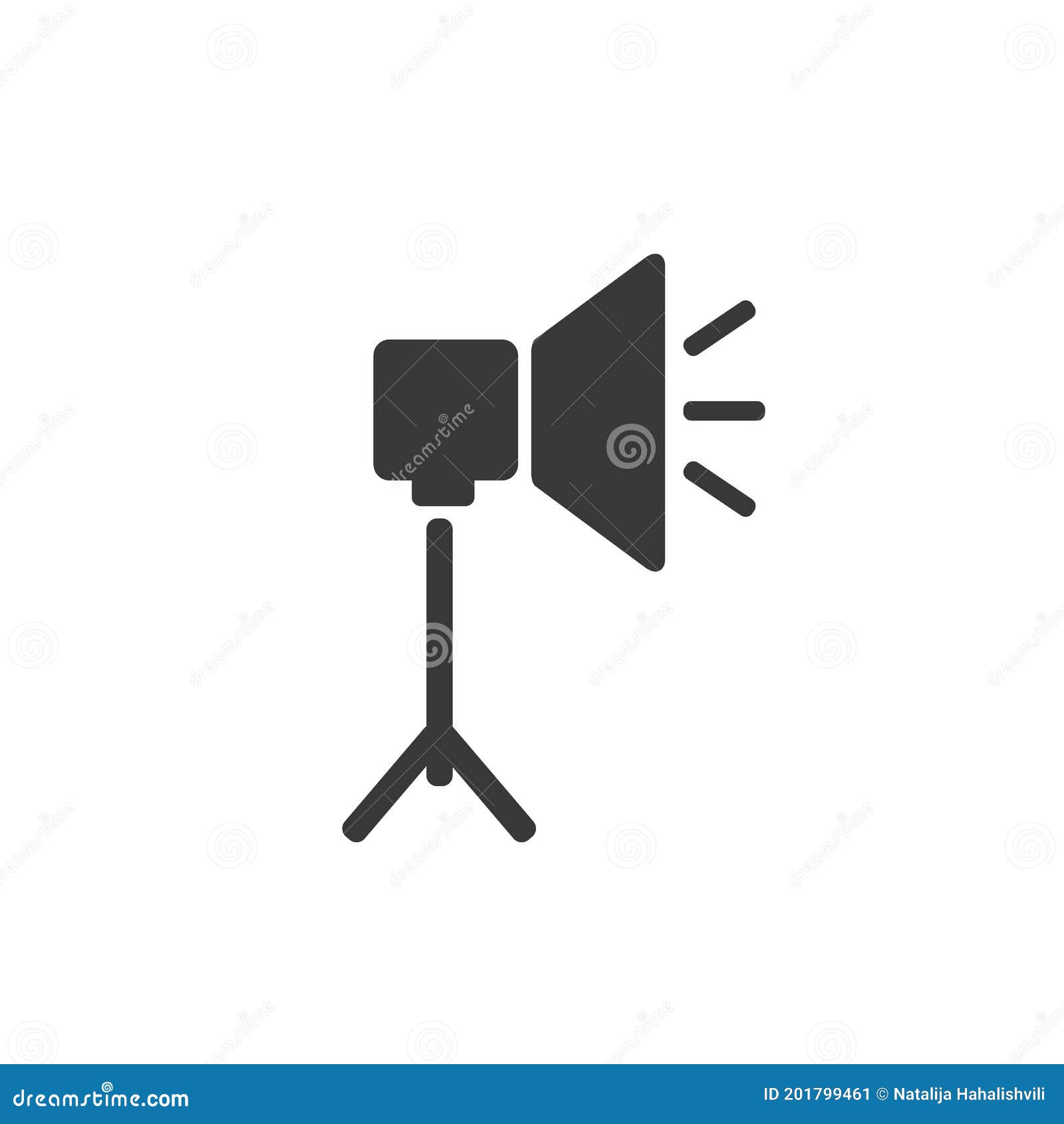 Studio Light Icon. Vector in Modern Flat Style Stock Vector ...