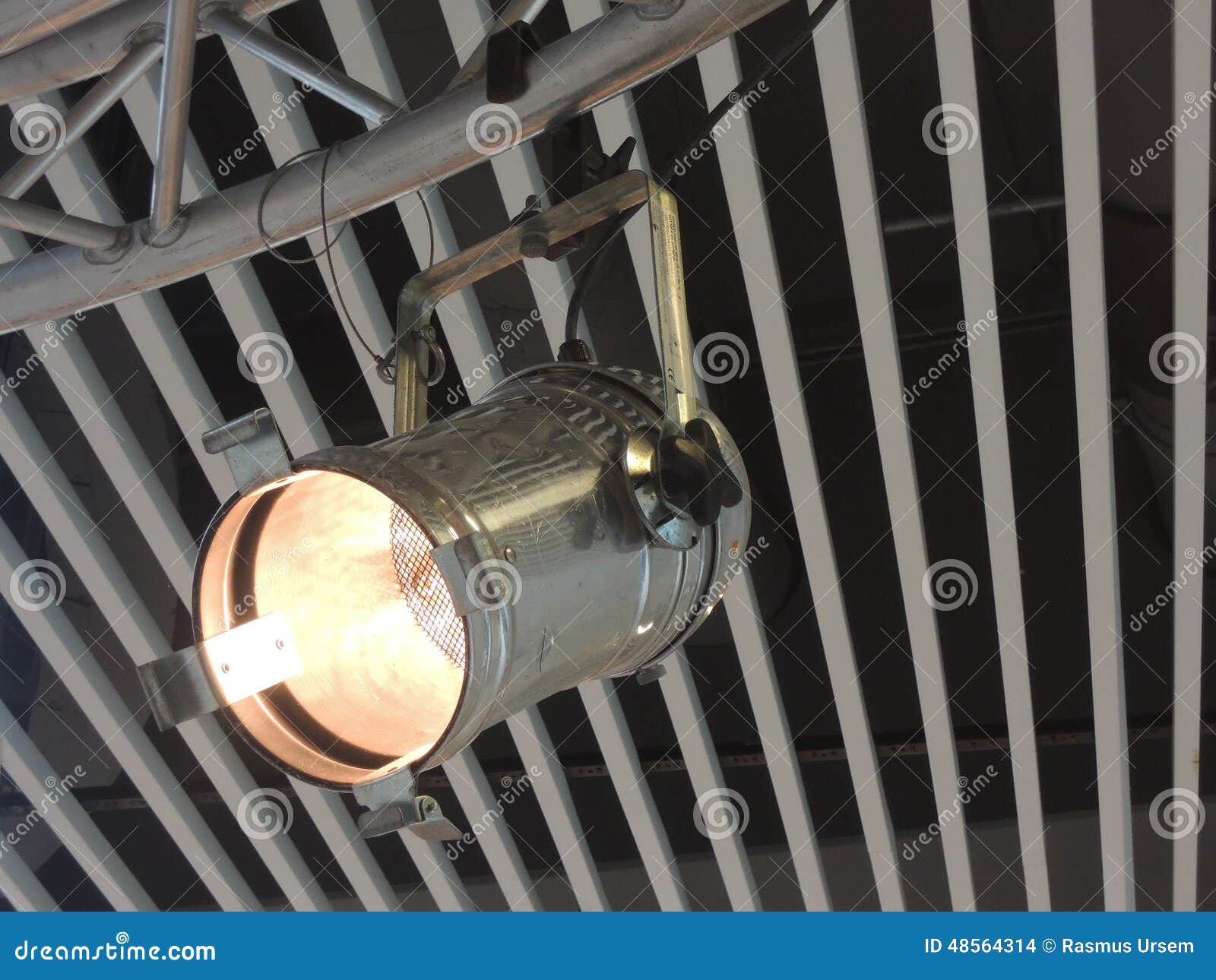 Studio Light Ready for Action Stock Photo - Image of illuminating, boom ...