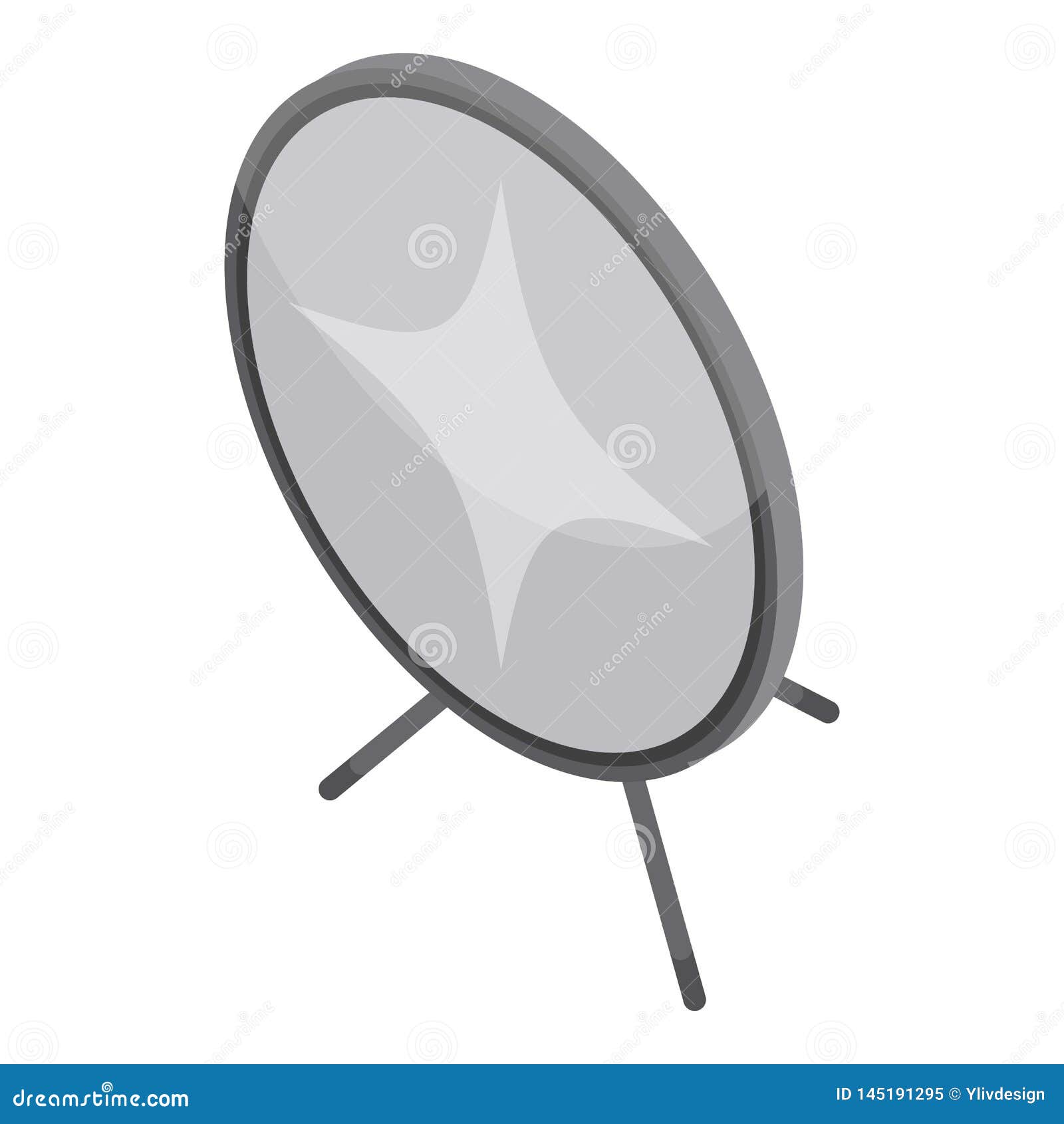 Studio Light Reflector Icon, Isometric Style Stock Vector ...