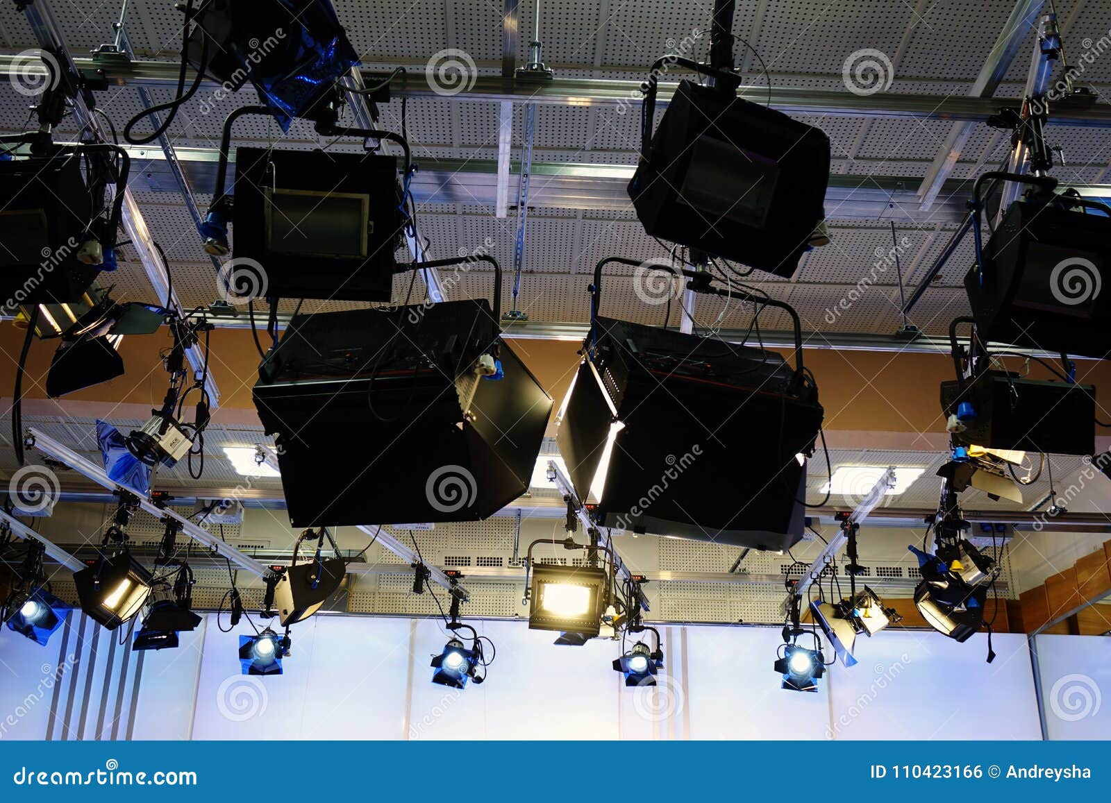 The Studio light. stock photo. Image of concert, action - 110423166