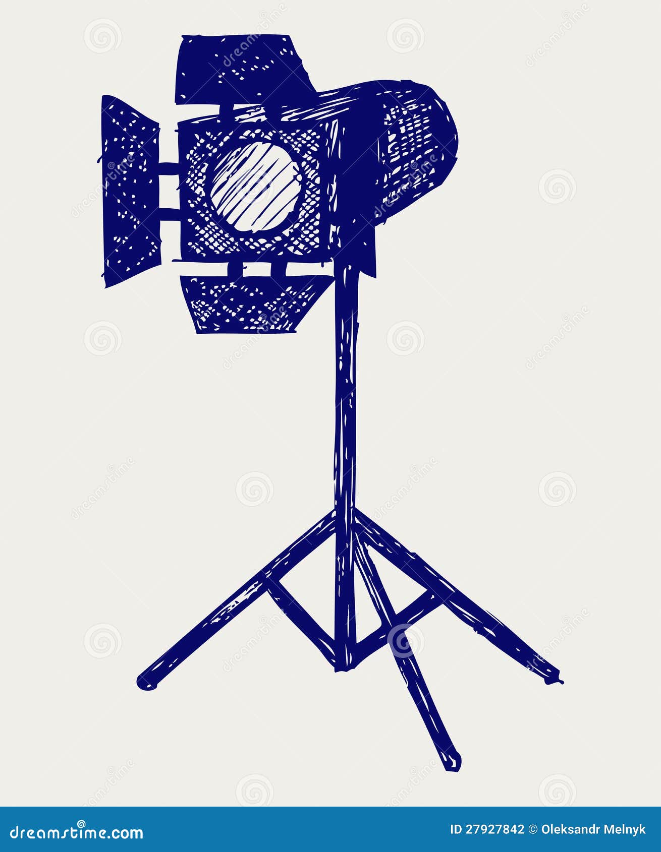 Studio lighting stock vector. Illustration of outline - 27927842