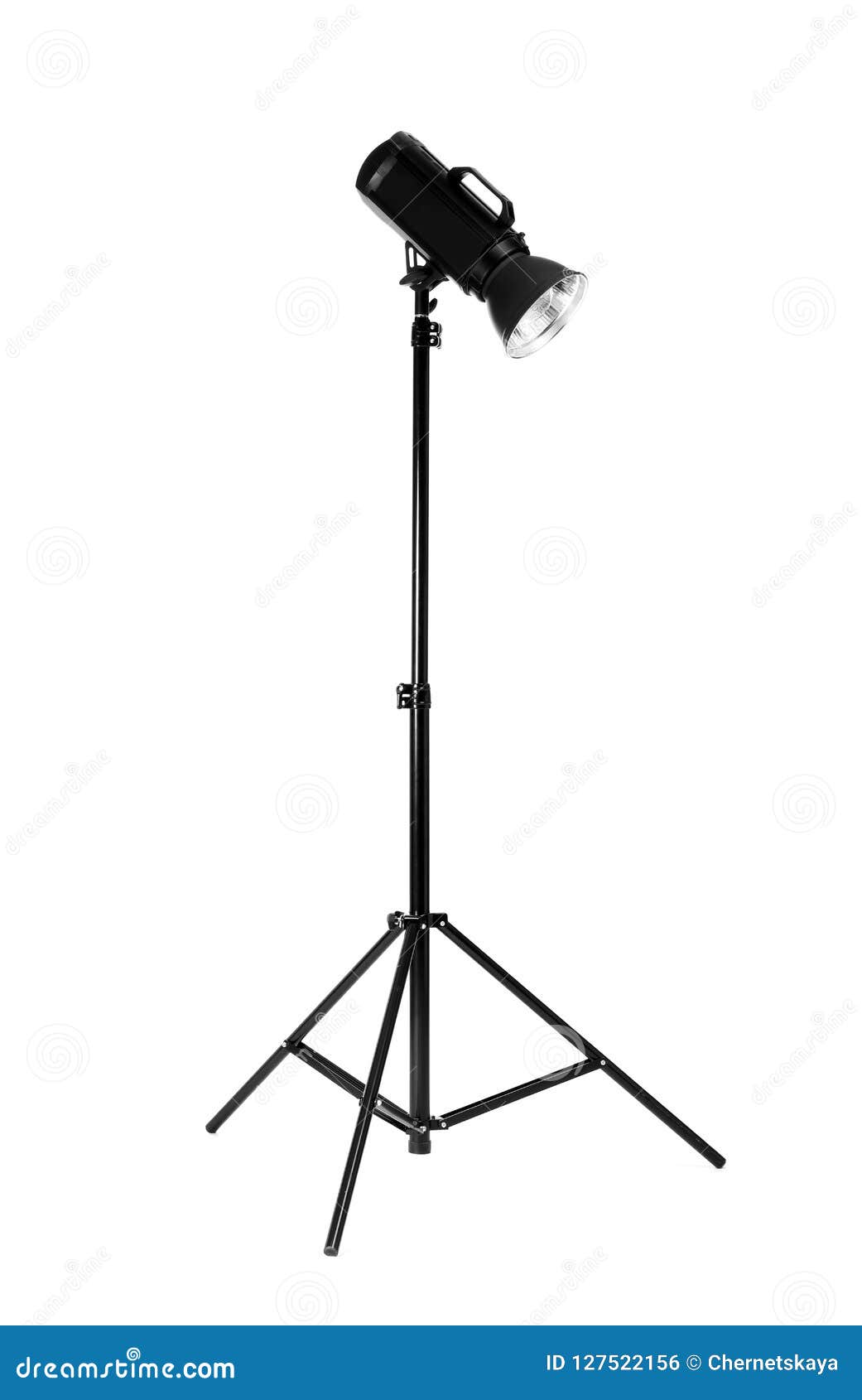 Studio Lighting on White Background Stock Photo - Image of lightening ...