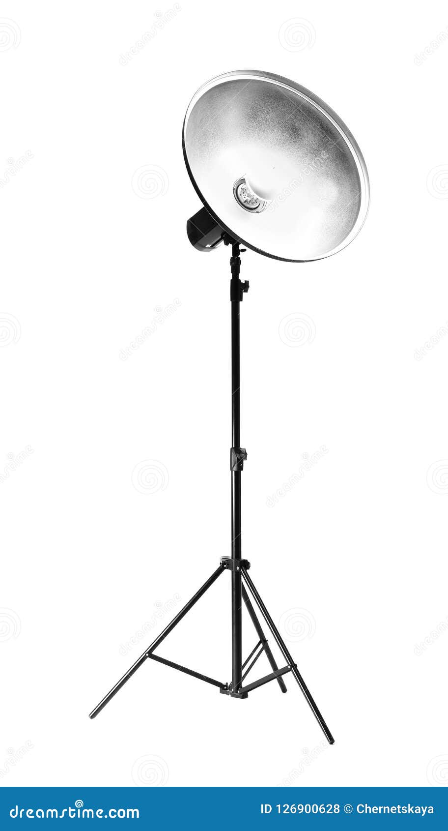 Studio Lighting on White Background Stock Photo - Image of flashlight ...