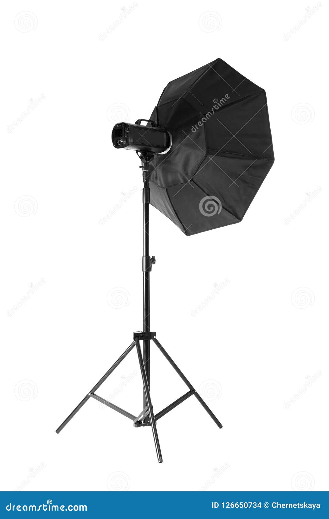 Studio Lighting on White Background Stock Photo - Image of creative ...