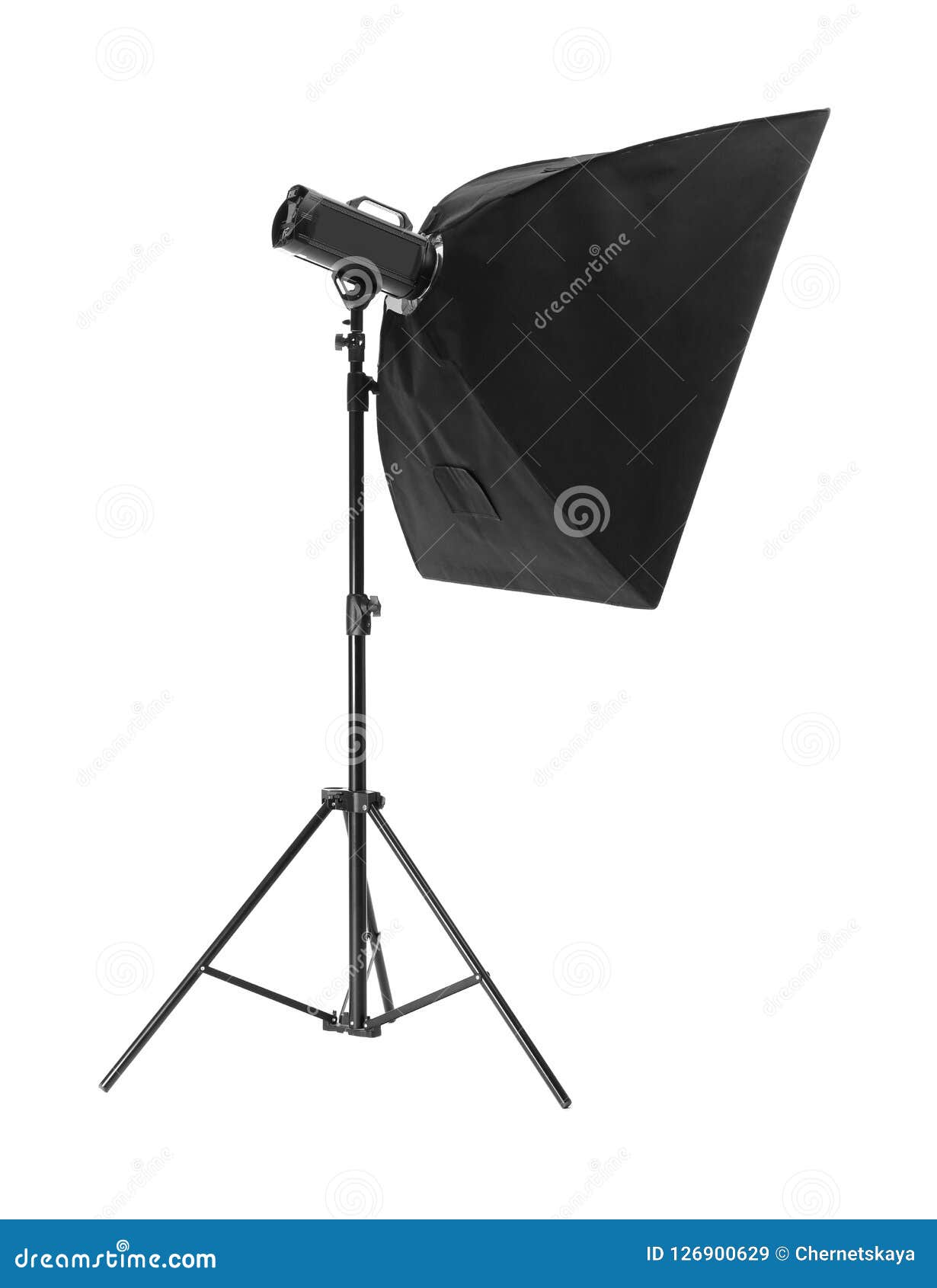 Studio Lighting on White Background Stock Image - Image of lighting ...