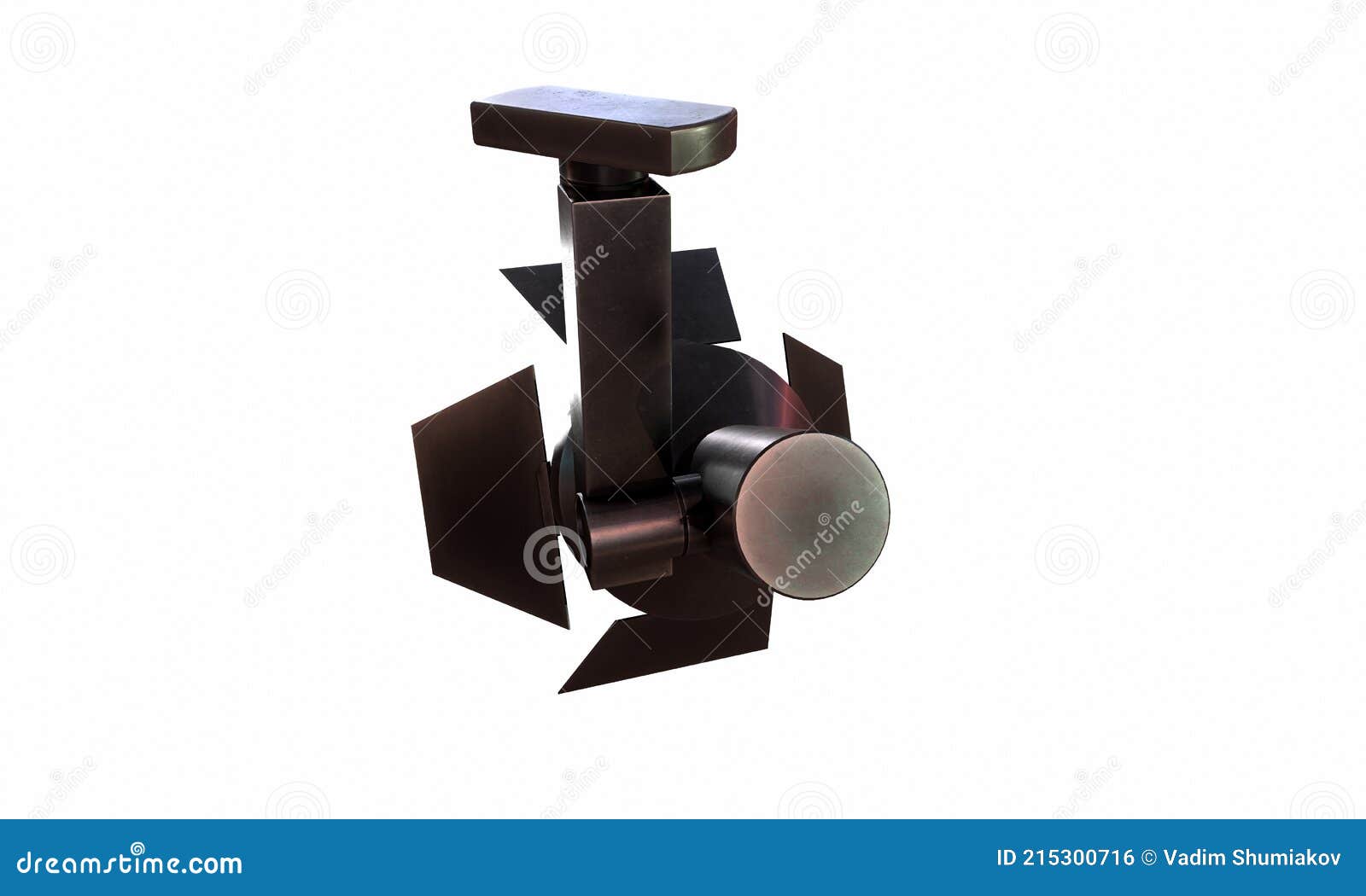 Studio Lights Isolated 3d Render Stock Illustration - Illustration of ...