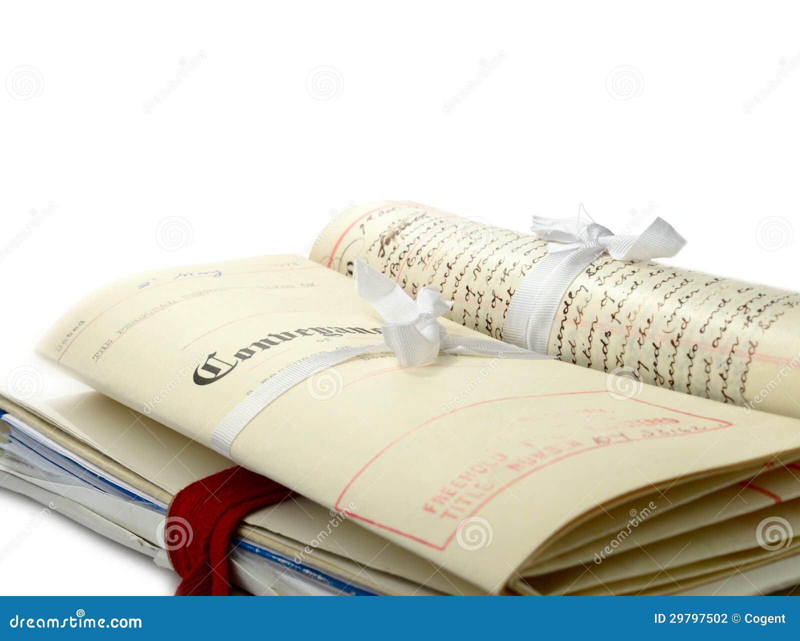 Legal Bundle stock photo. Image of copy, lawyer, blank - 29797502