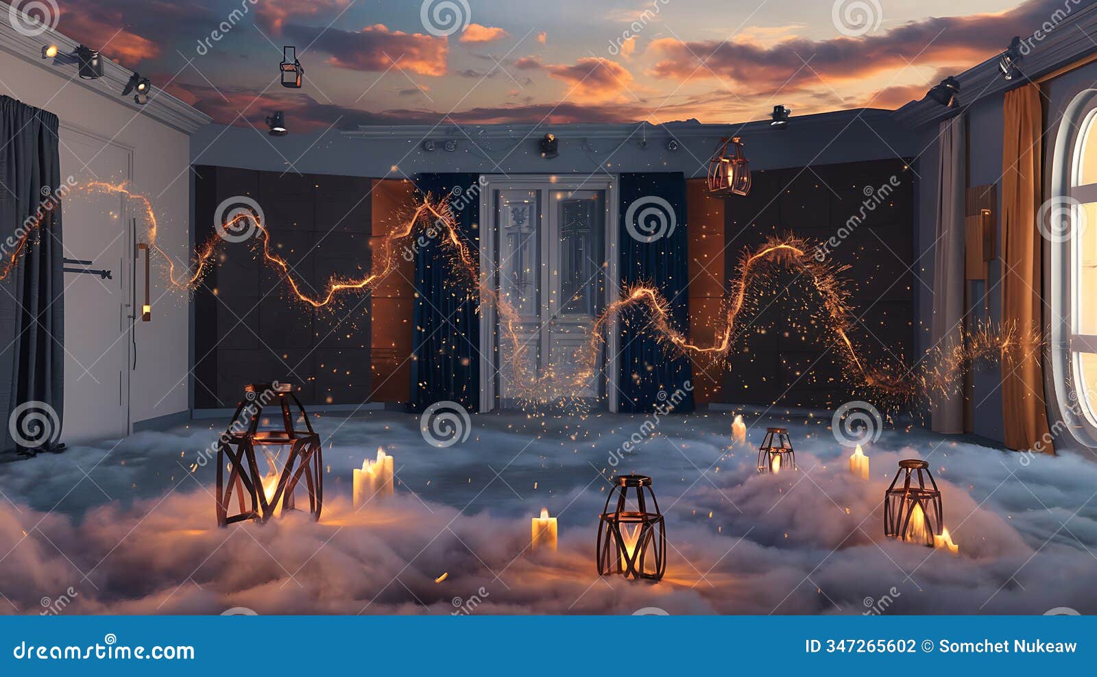 Ethereal Dreamscape: A Mesmerizing Transparent Image Royalty-Free Stock ...