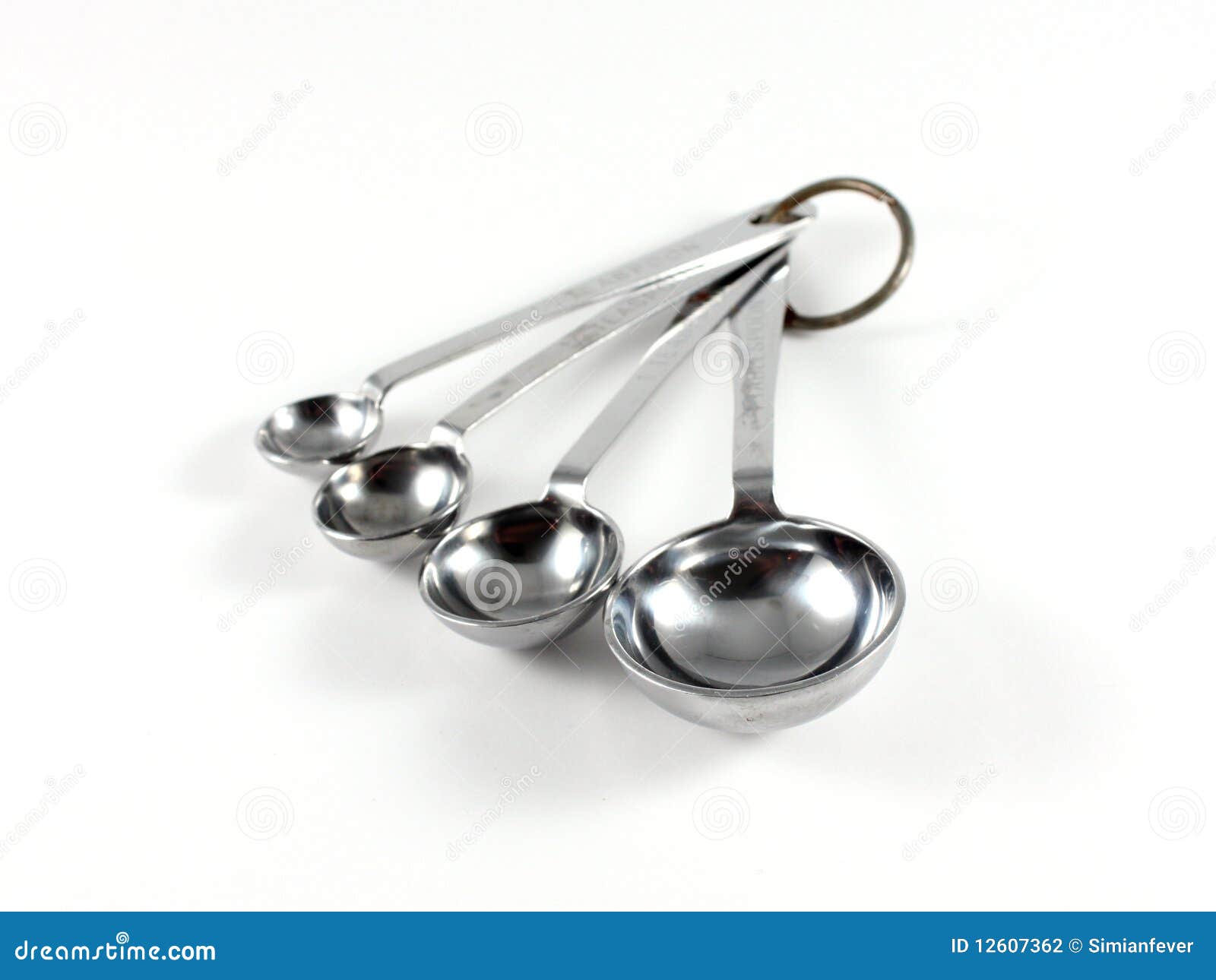 Studio Measuring Spoons stock photo. Image of metal, spoon - 12607362