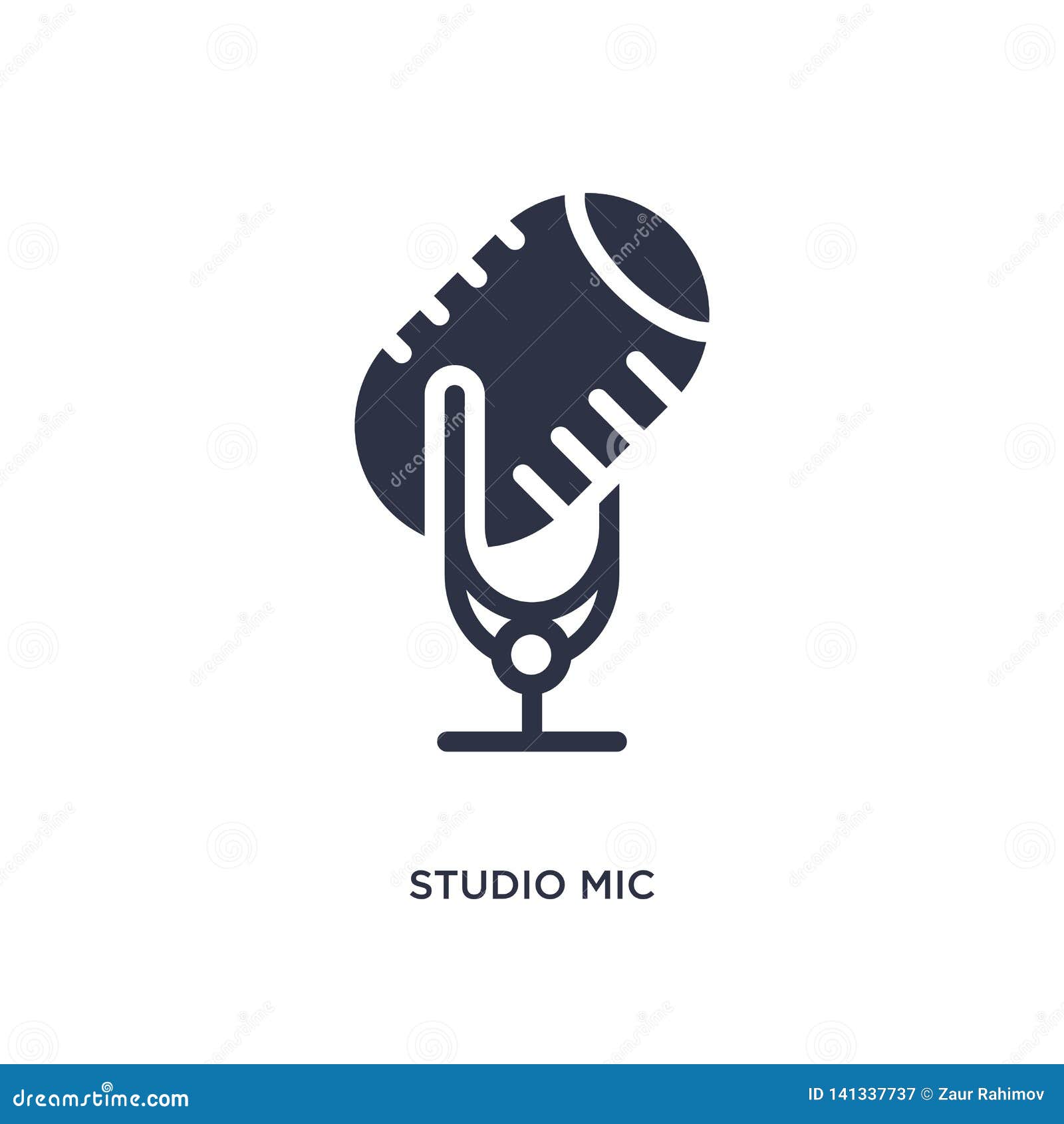 Recording Studio Symbols Icons Set, Outline Style Cartoon Vector ...