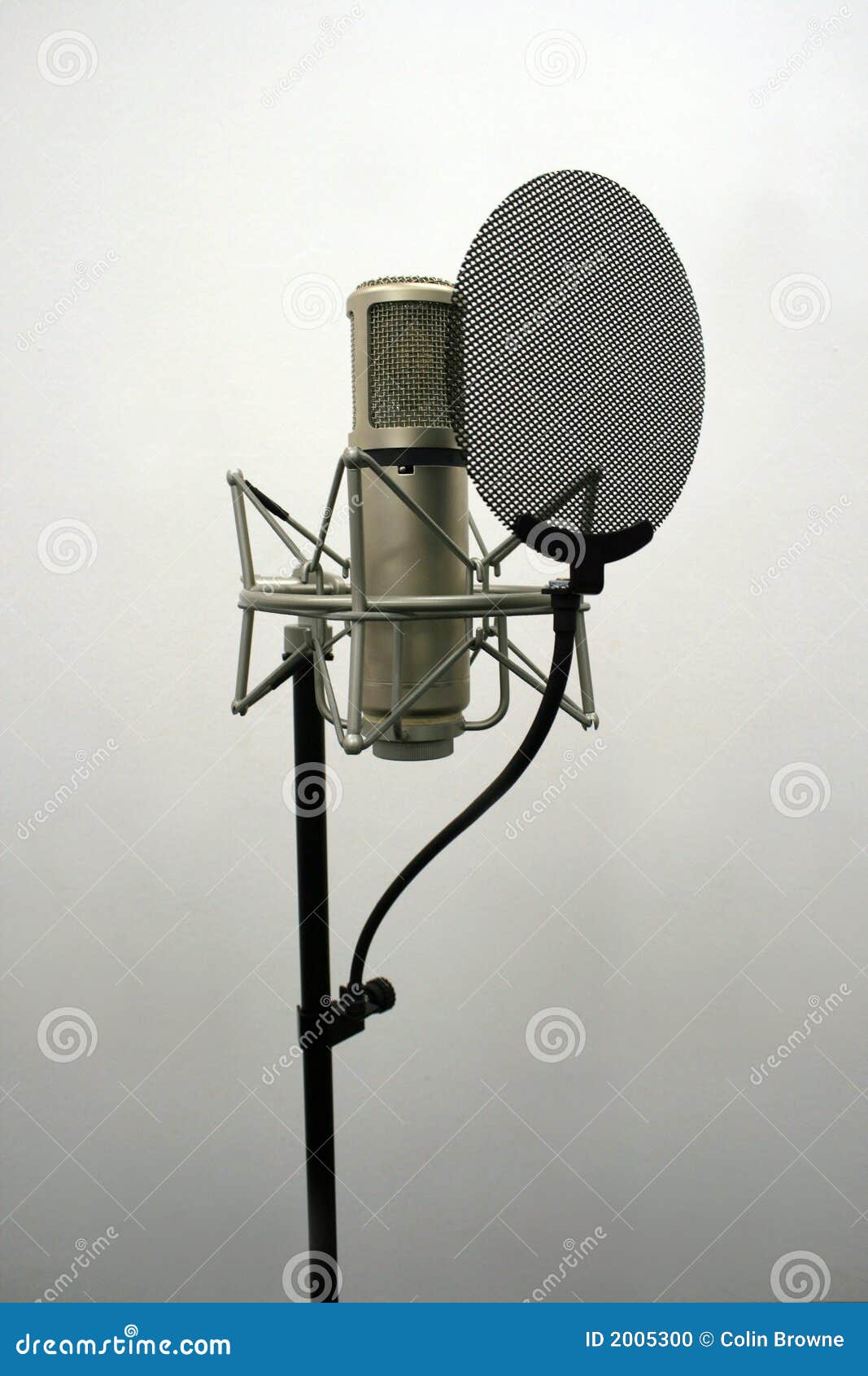Studio Microphone stock photo. Image of record, production - 2005300
