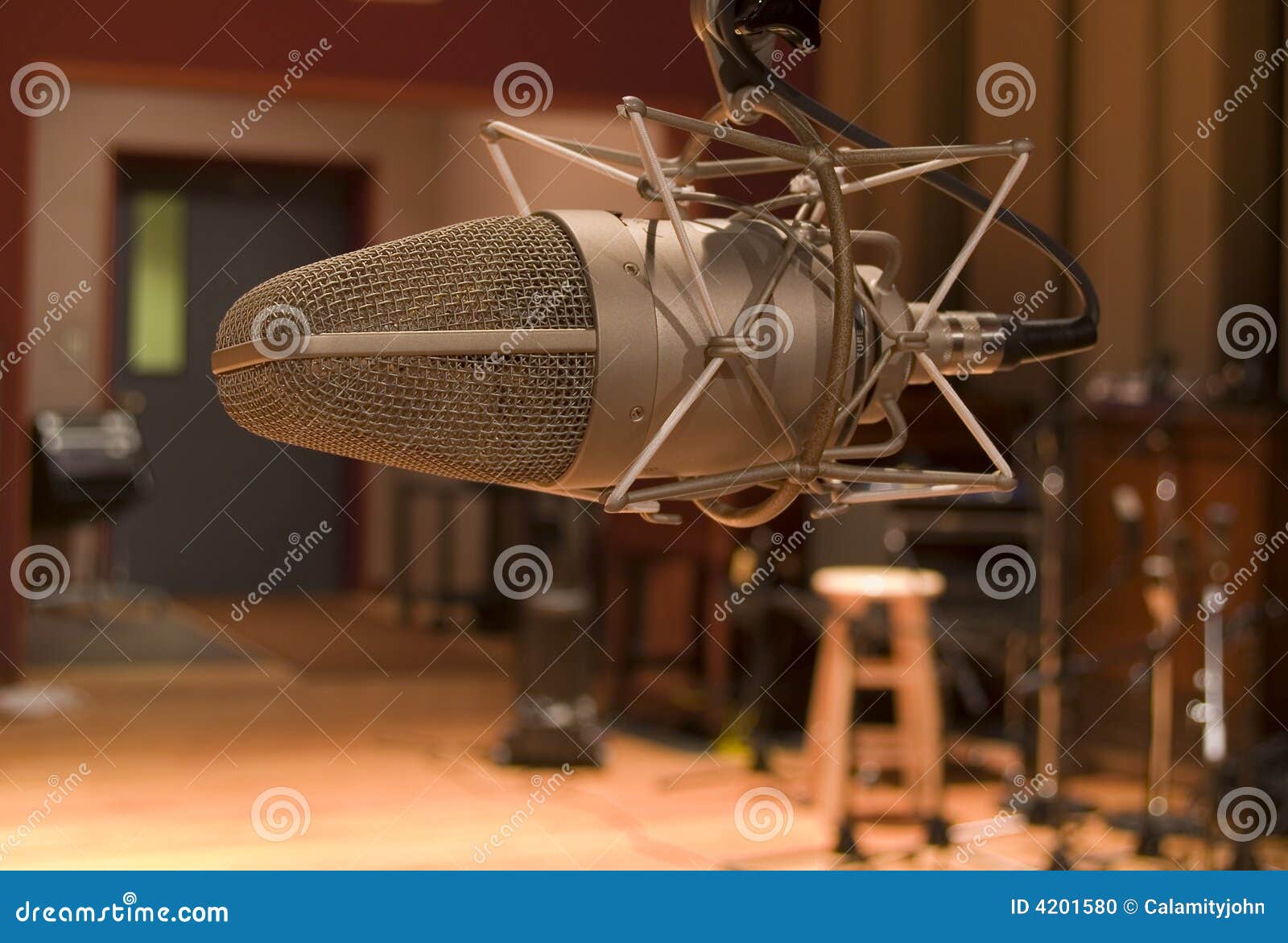 Studio Microphone stock photo. Image of recording, music - 4201580