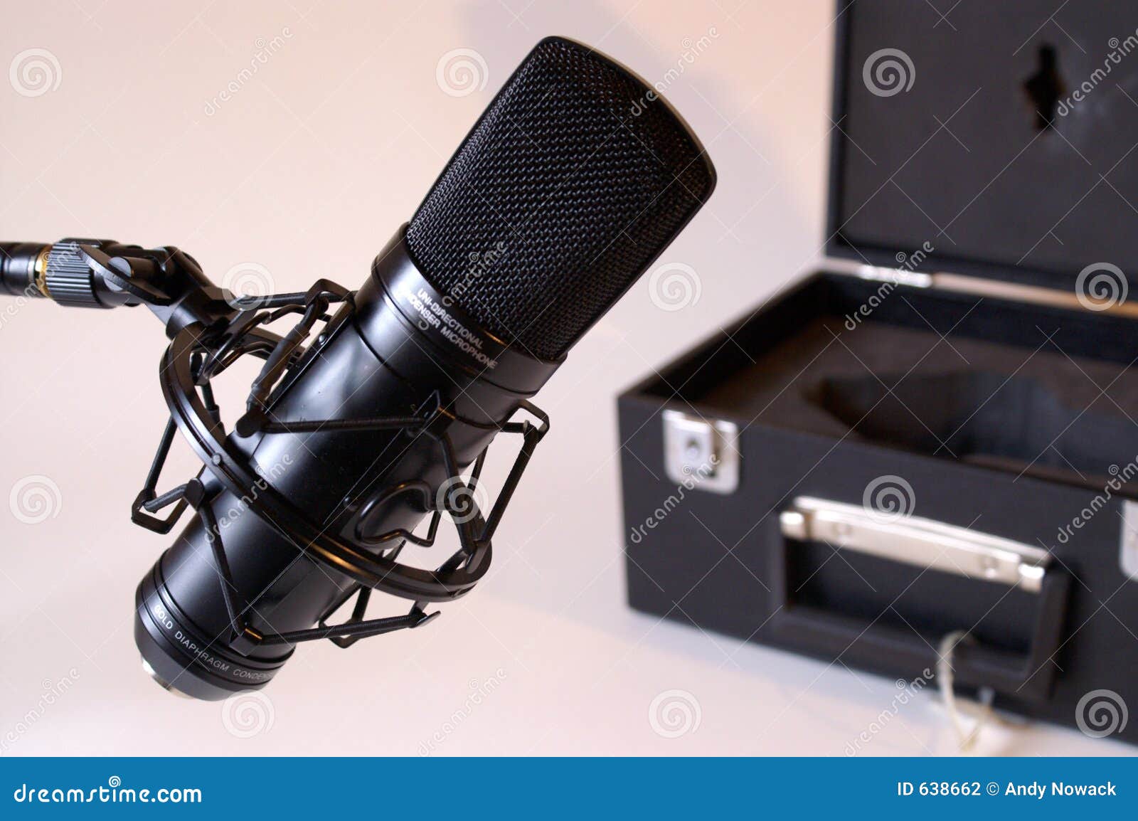 Studio microphone stock photo. Image of electronic, amplificate - 638662