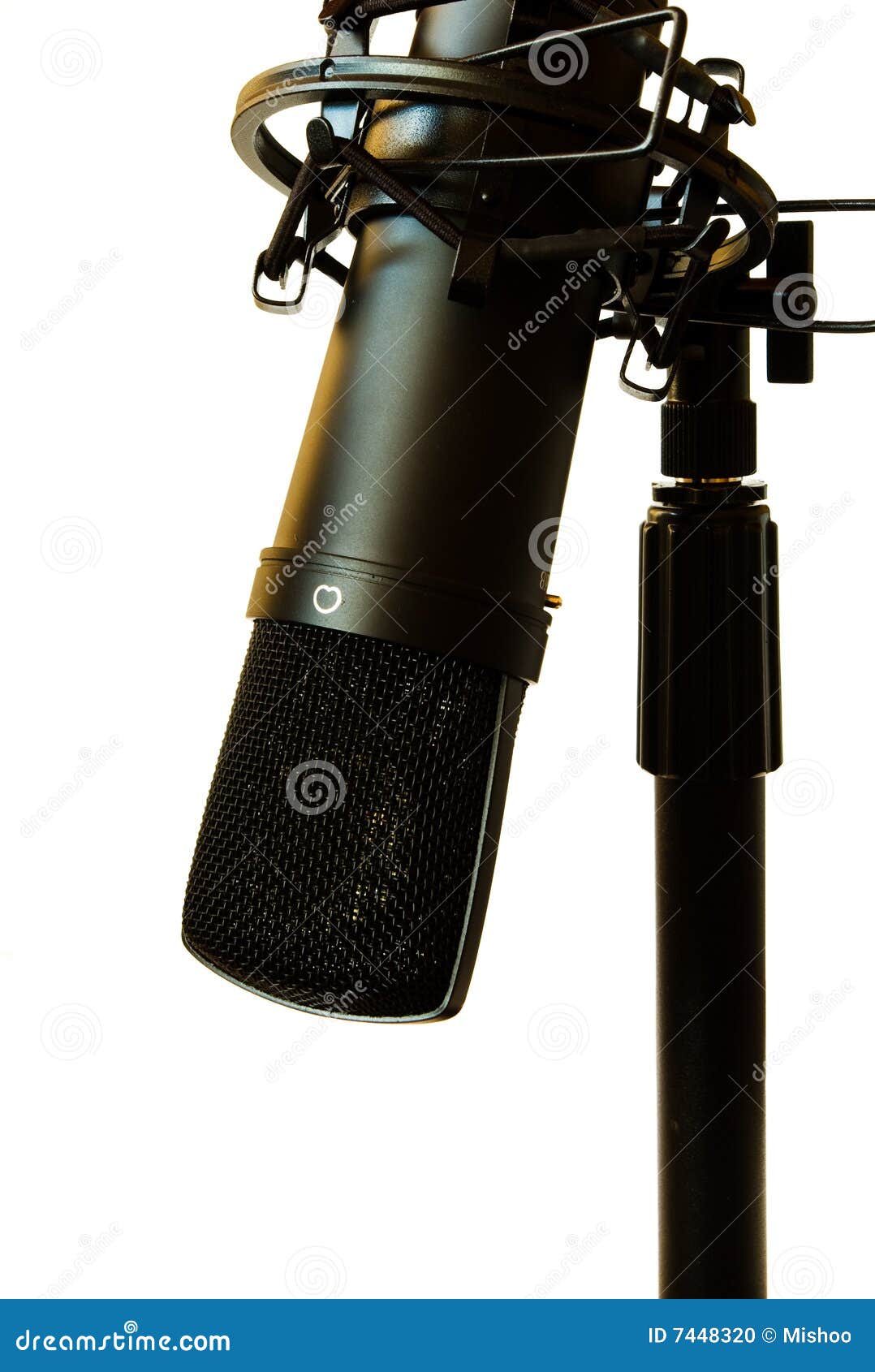 Studio microphone stock photo. Image of studio, retro - 7448320