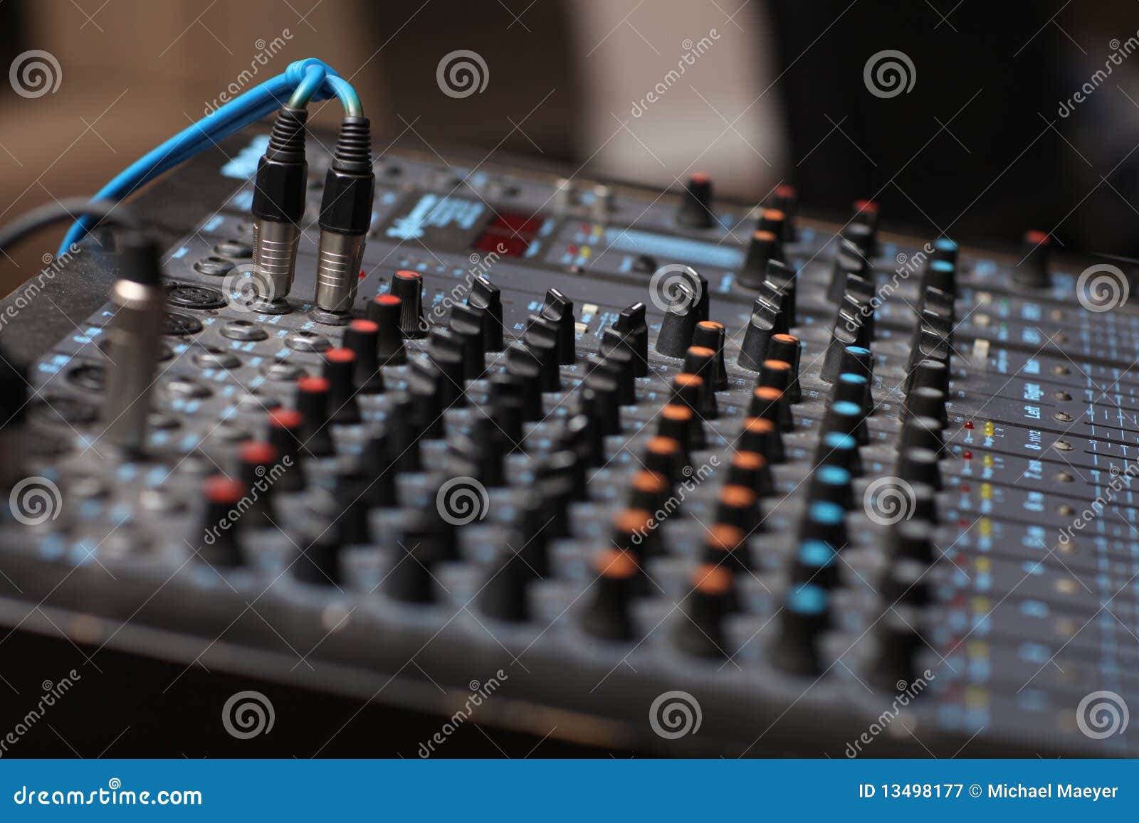 Studio mixer stock image. Image of adjust, button, studio - 13498177