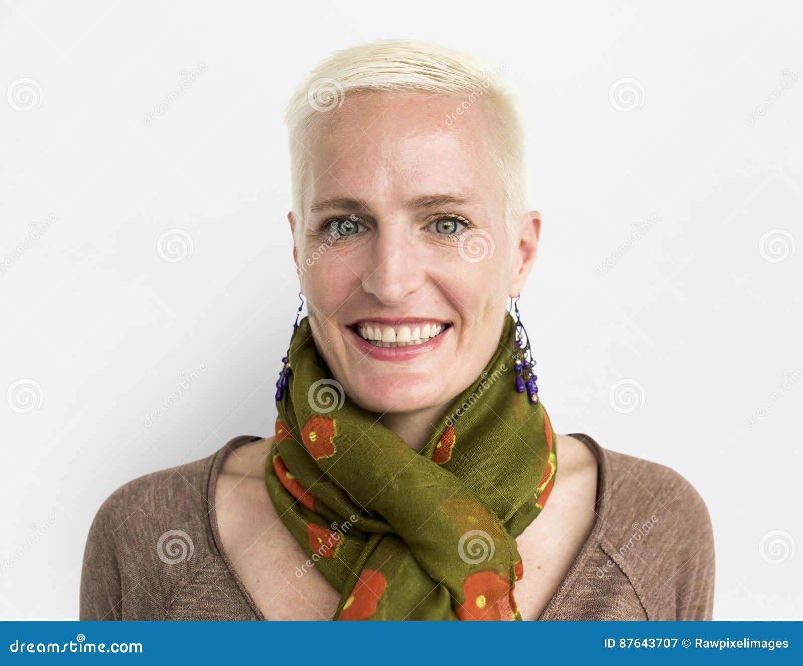 Studio People Model Shoot Race Portrait Stock Image - Image of female ...