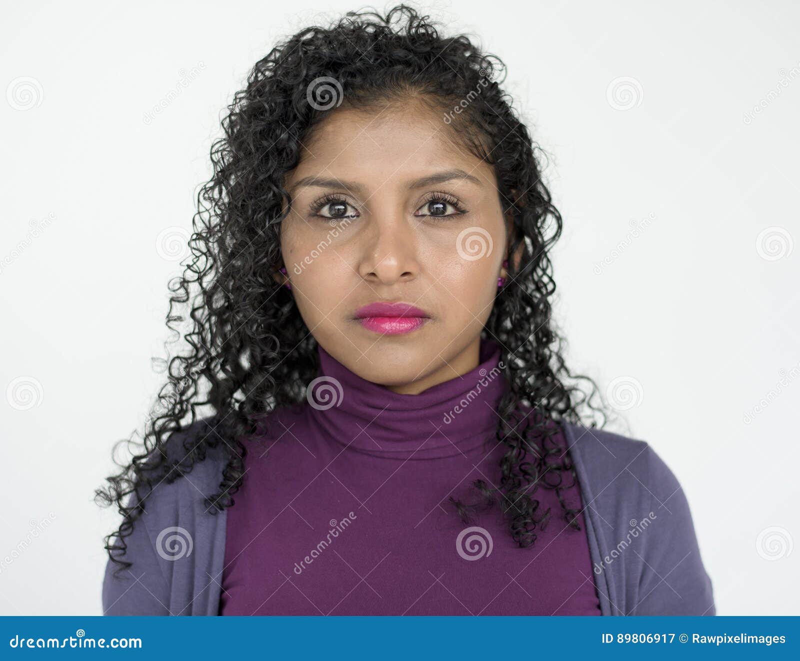 Studio People Shoot Portrait Isolated Stock Image - Image of ...