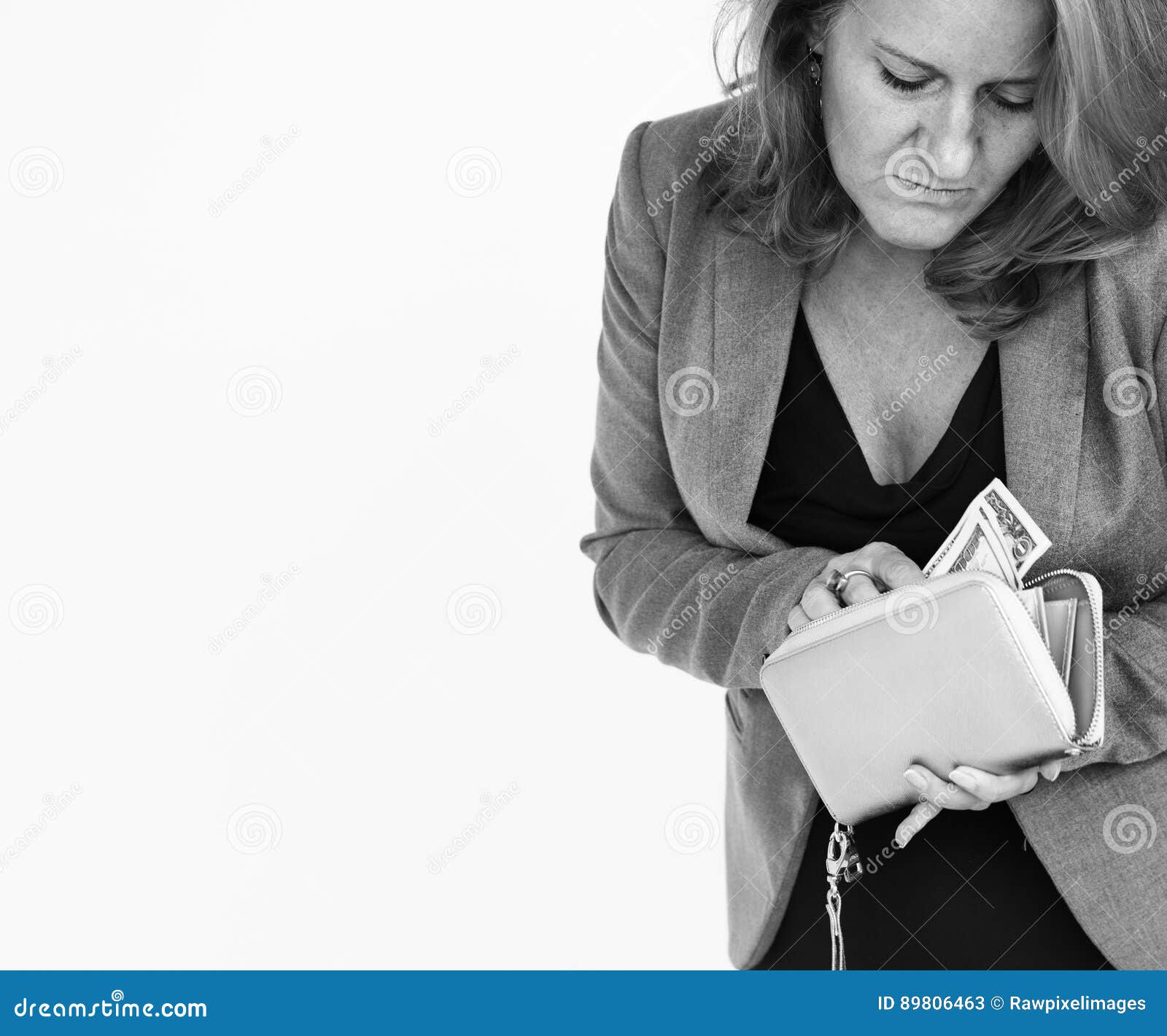 Studio People Shoot Portrait Isolated on White Stock Image - Image of ...