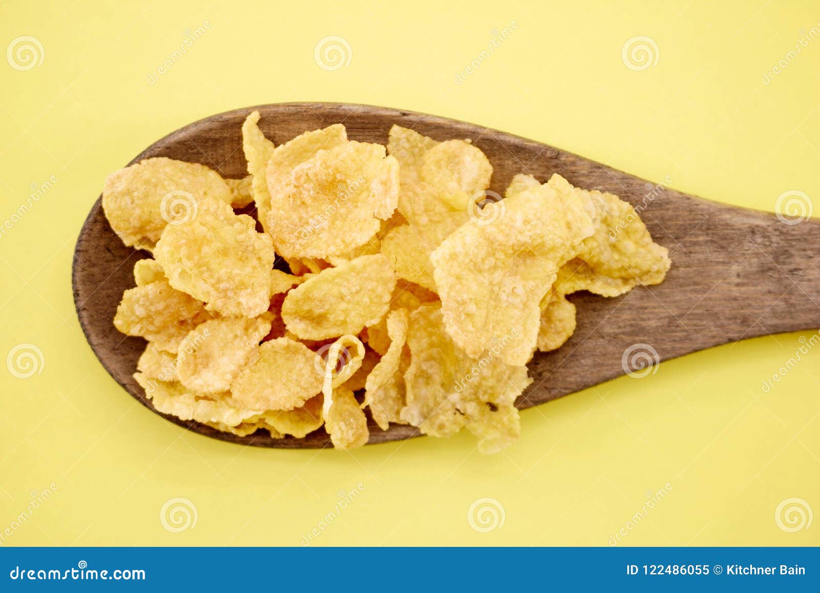 Breakfast Flakes stock image. Image of granola, cornflakes - 122486055