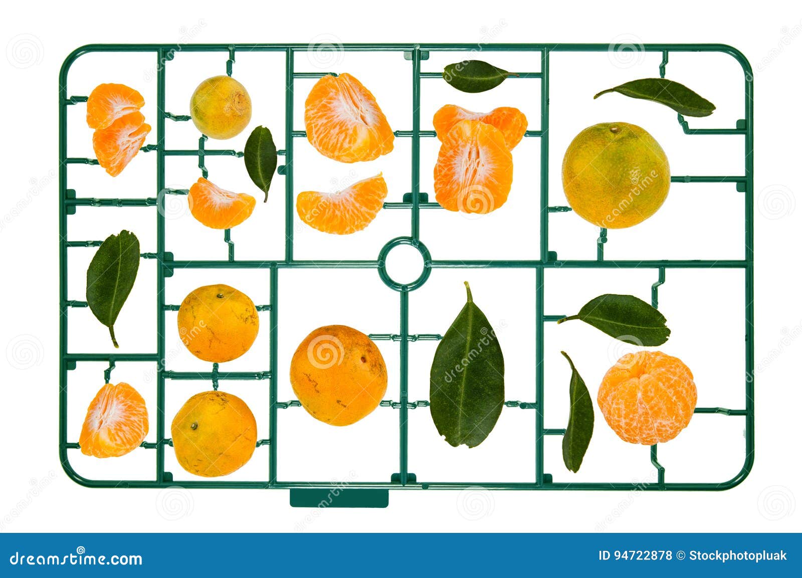 A Studio Photo of a Plastic Model Kit Orange Stock Photo - Image of ...