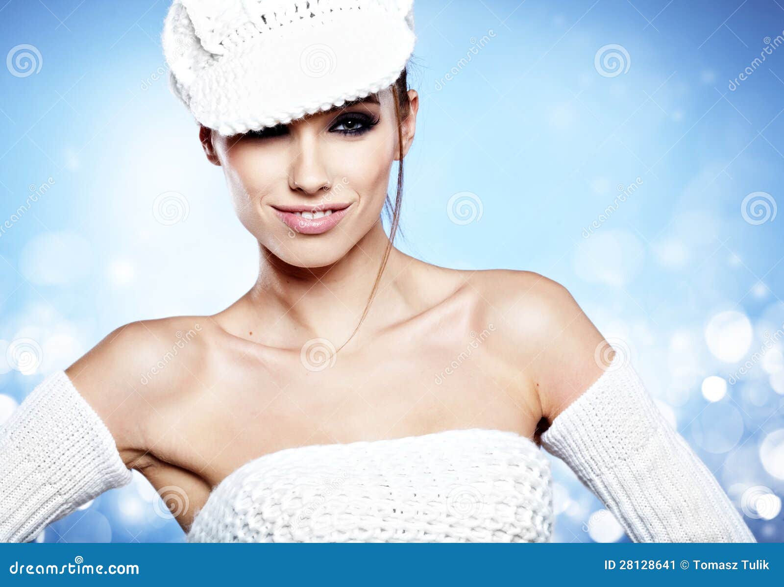 Studio Portrait of a Beautiful Women Stock Image - Image of clothing ...