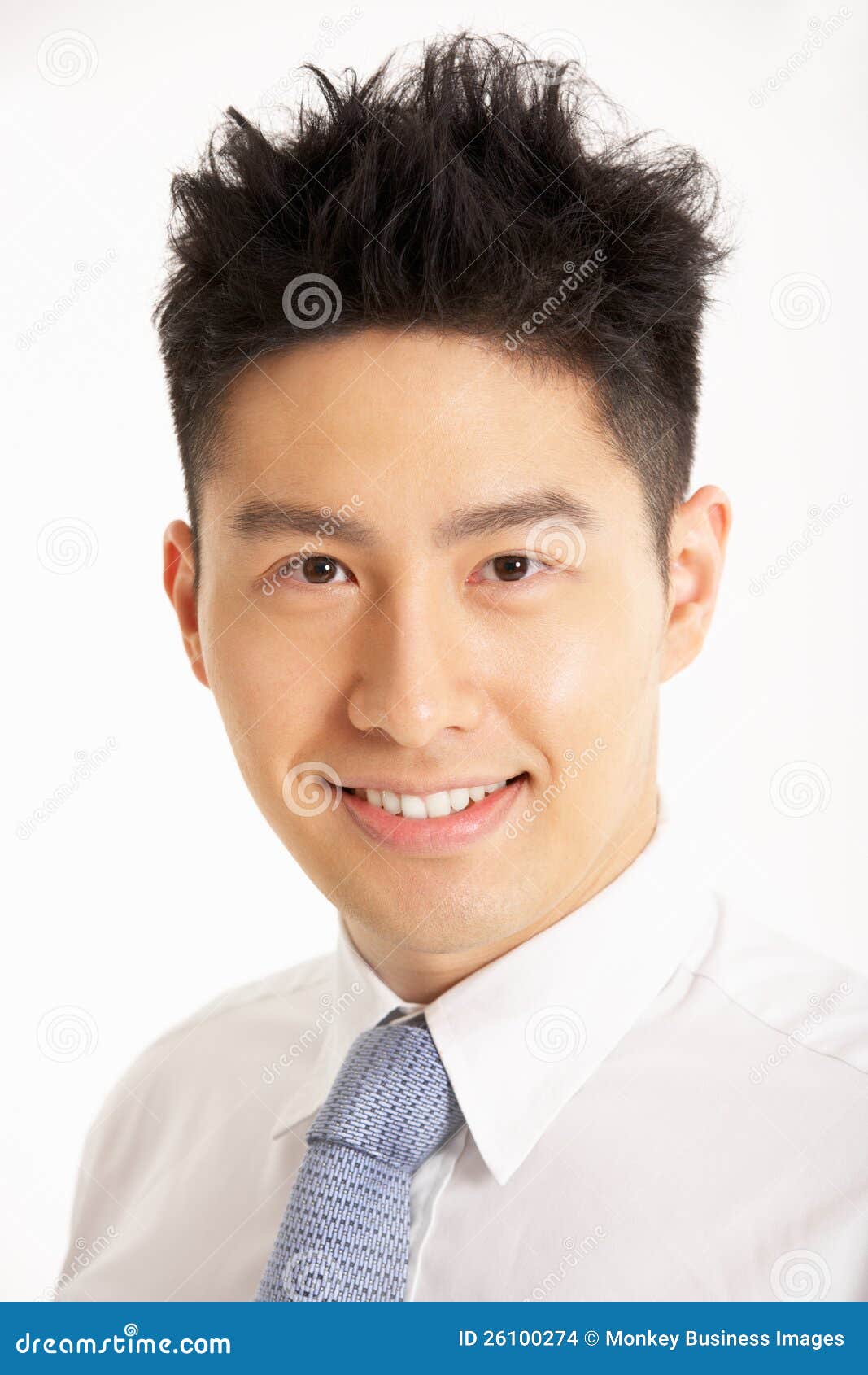 Studio Portrait of Chinese Businessman Stock Photo - Image of confident ...