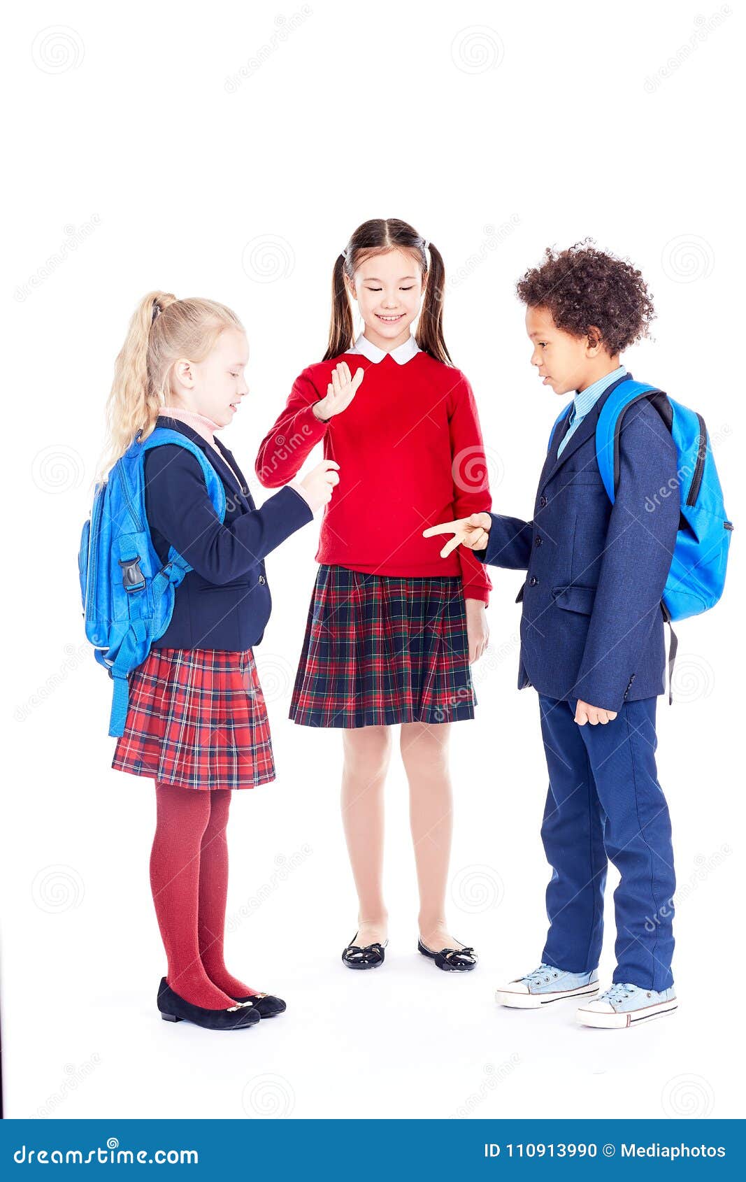 School friends stock photo. Image of rock, girl, primary - 110913990
