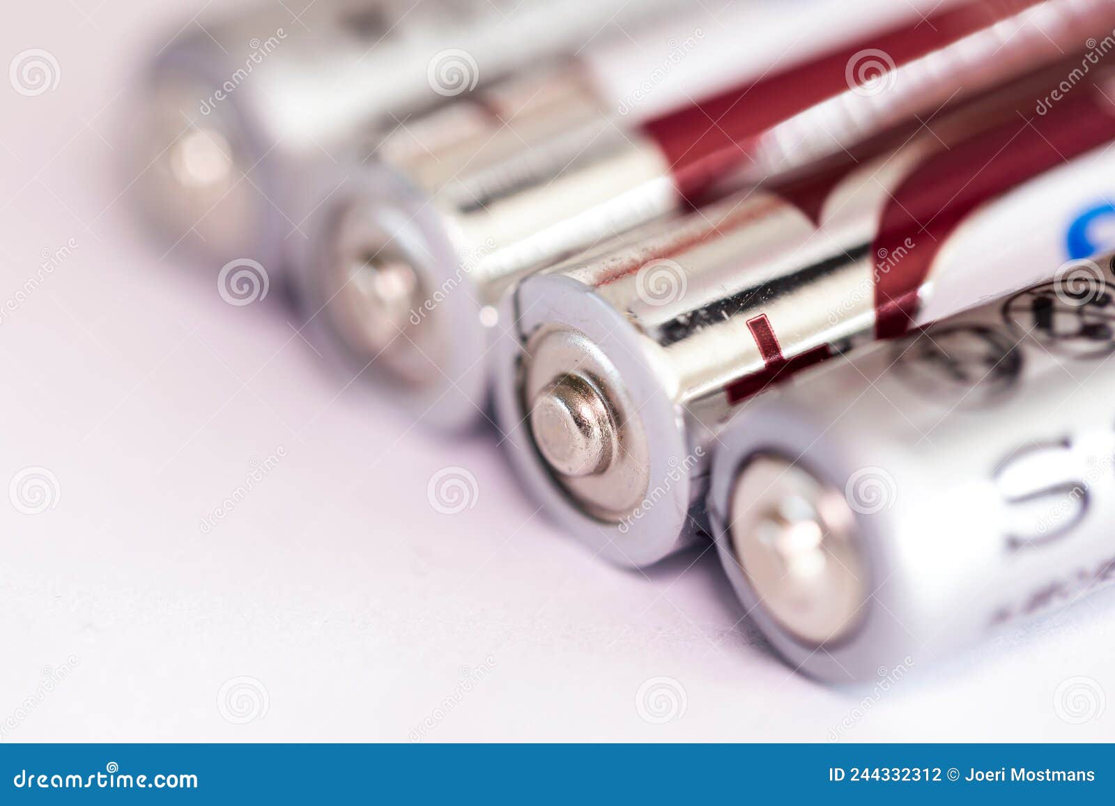 A Studio Portrait of the Plus or Positive Side of a Couple of Triple a ...