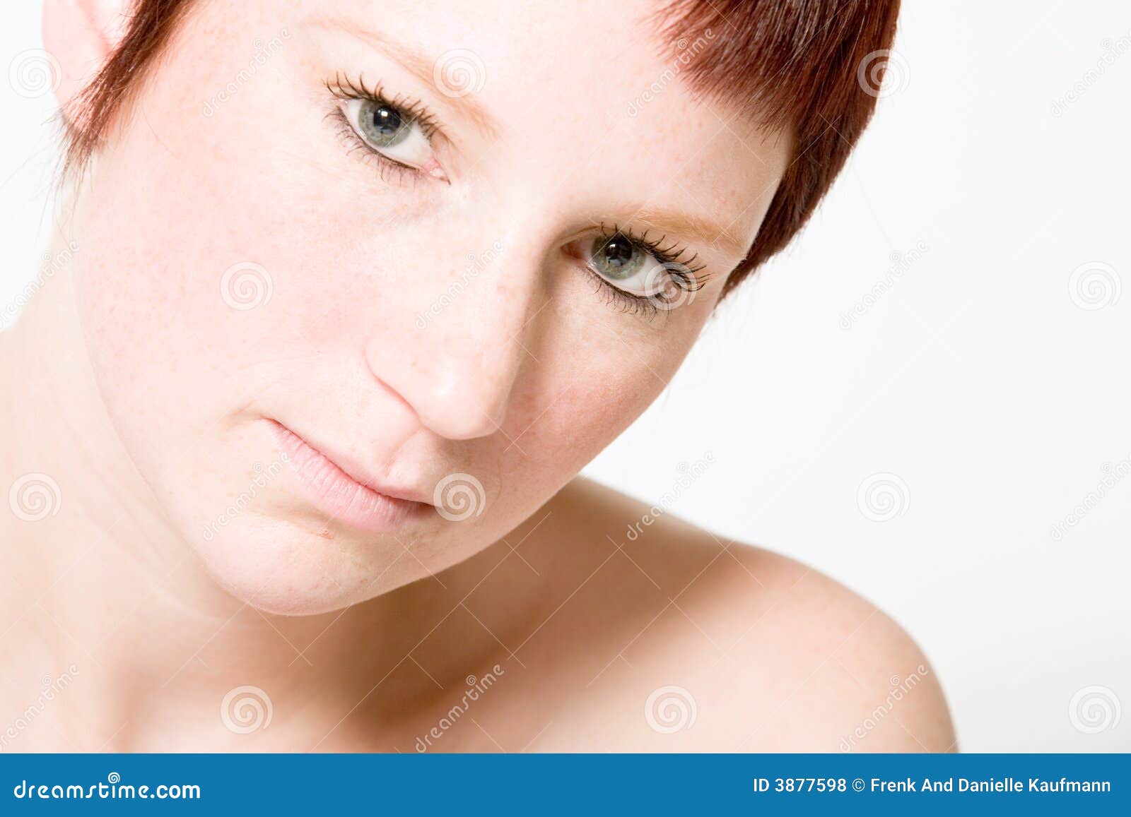 Studio Portrait Of A Questionable Looking Woman Picture. Image: 3877598