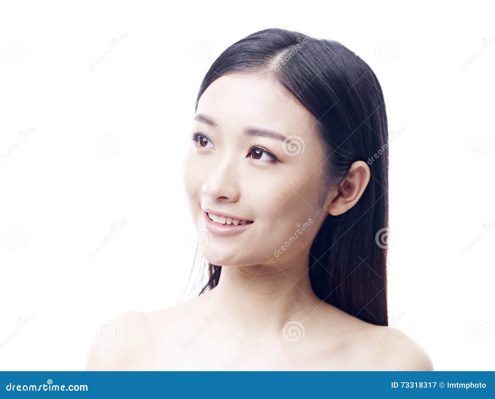 Studio Portrait of Young Asian Woman Stock Image - Image of life ...