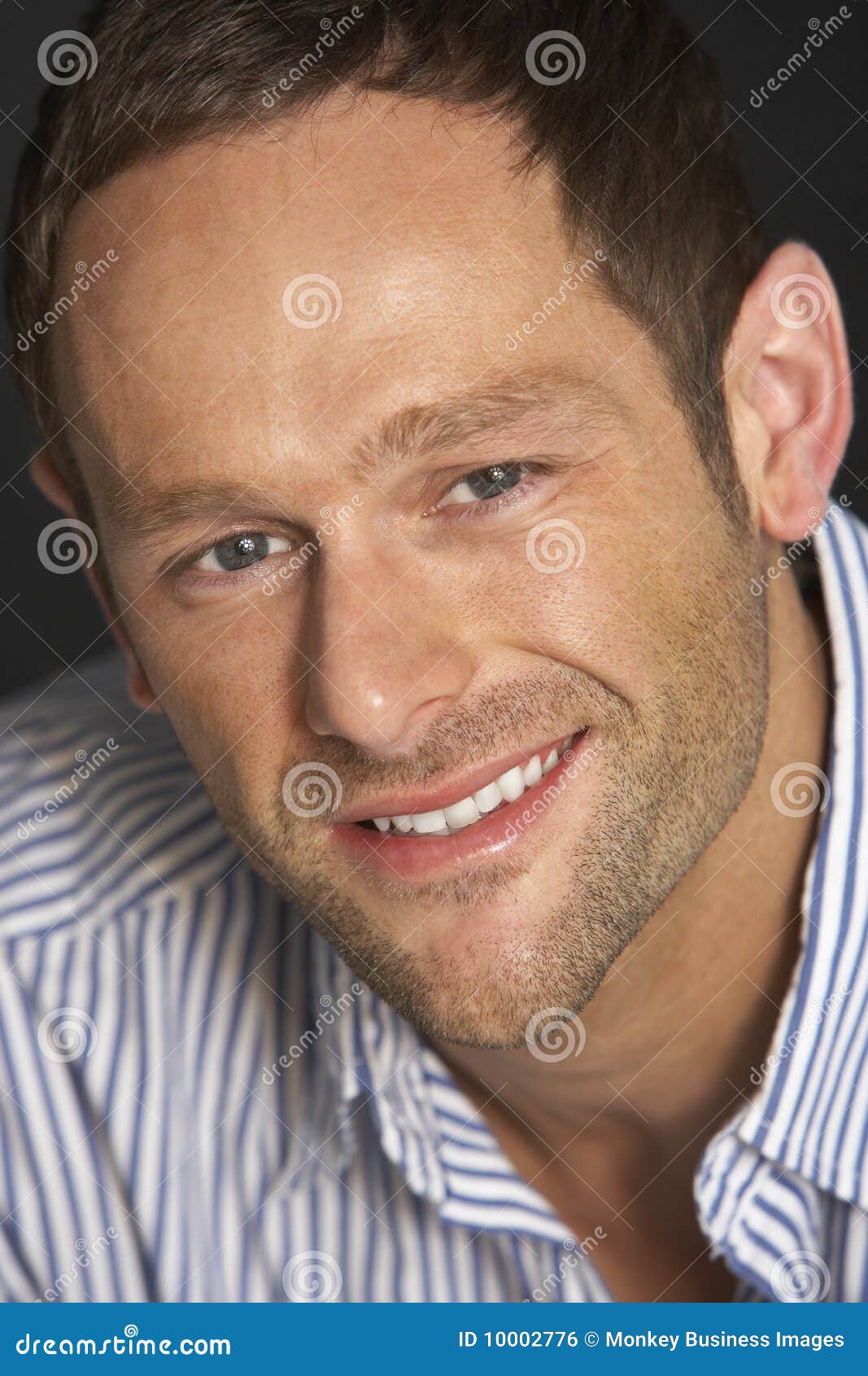 Studio Portrait of Young Man Stock Photo - Image of space, caucasian ...