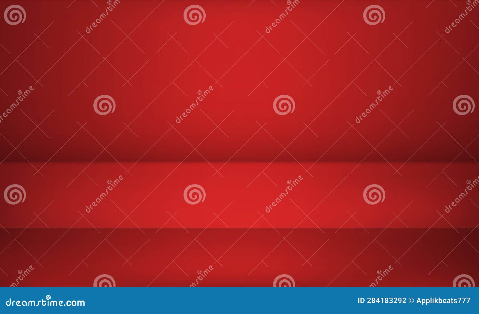 Studio Red Background or Product Table Showroom Stock Vector ...