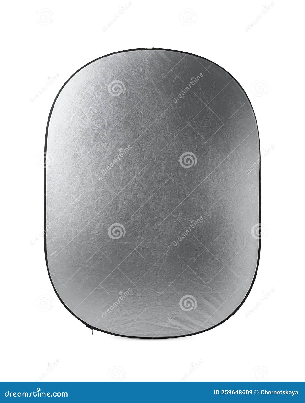 Studio Reflector Isolated on White. Professional Photographer`s ...