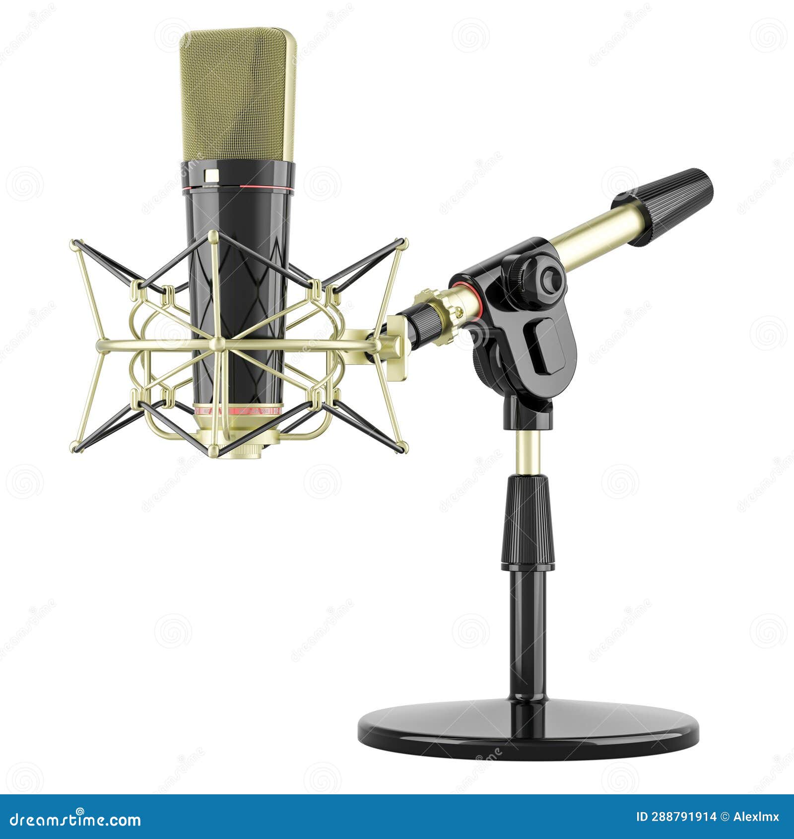 Cardioid Radio Microphone Cartoon Vector Illustration | CartoonDealer ...