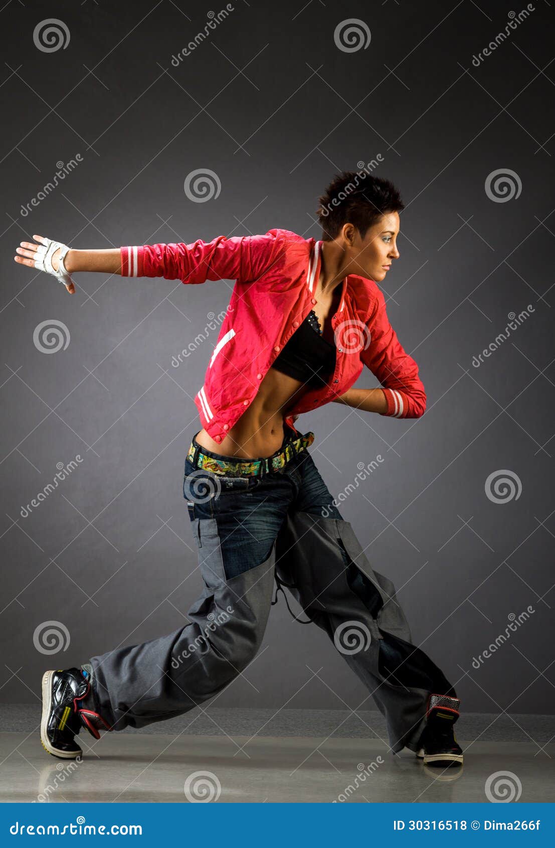 The dancer stock photo. Image of female, adult, funky - 30316518