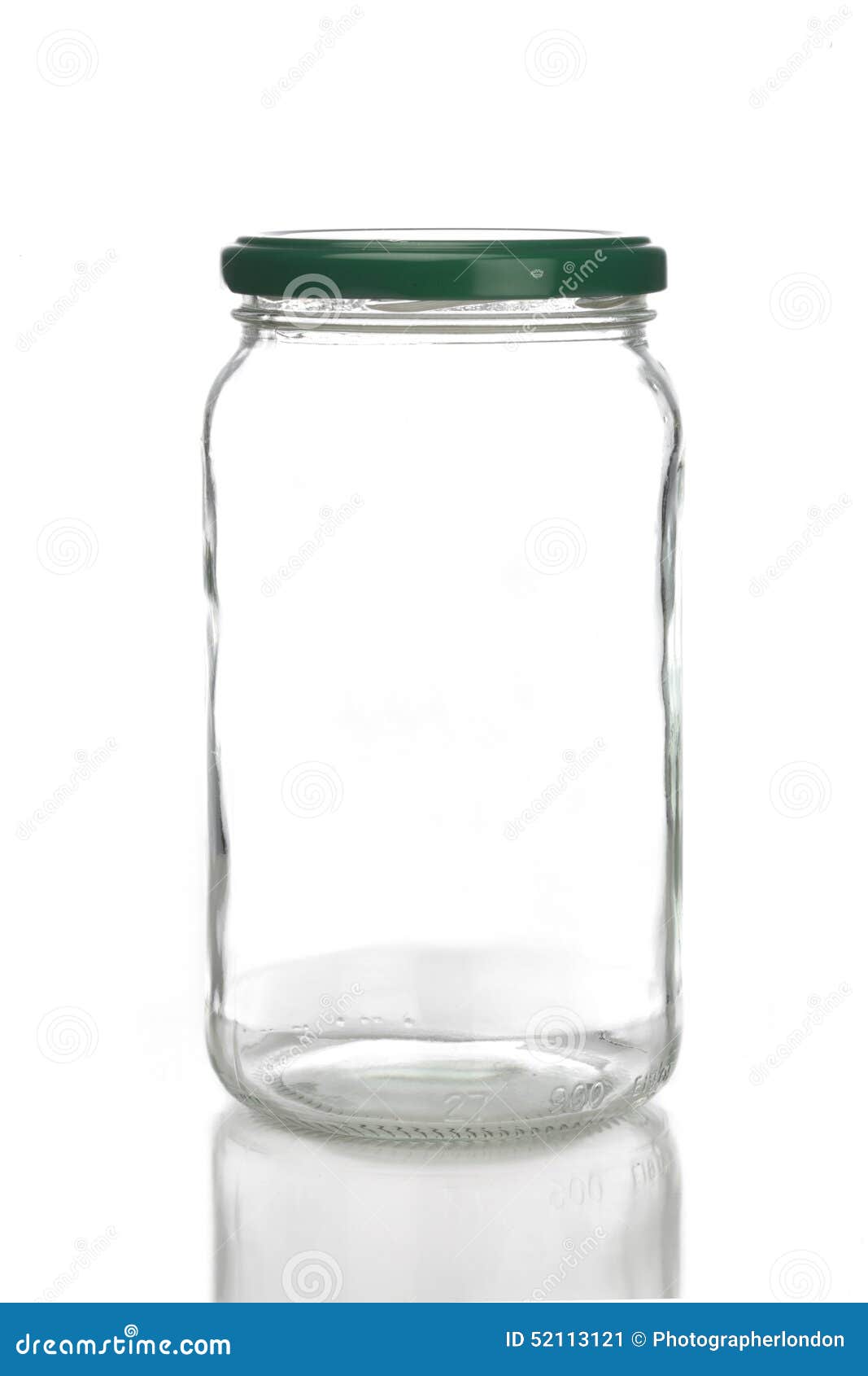 Studio Shot of Jar on White Background Stock Illustration ...