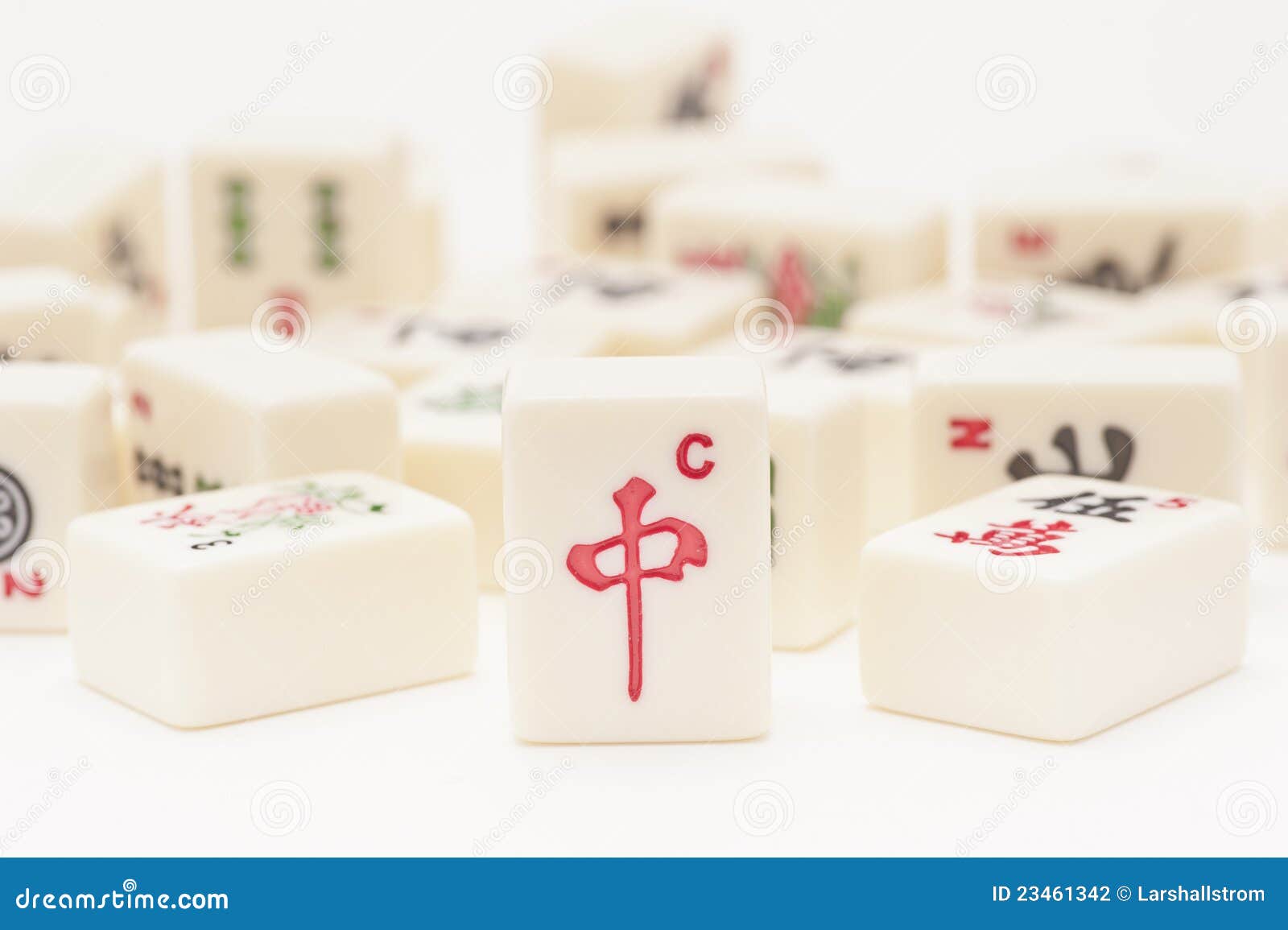 Studio Shot of Mahjong Pieces Stock Photo - Image of shots, shot: 23461342