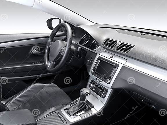 A Studio Shot of a Modern Car Interior Stock Image - Image of studio ...