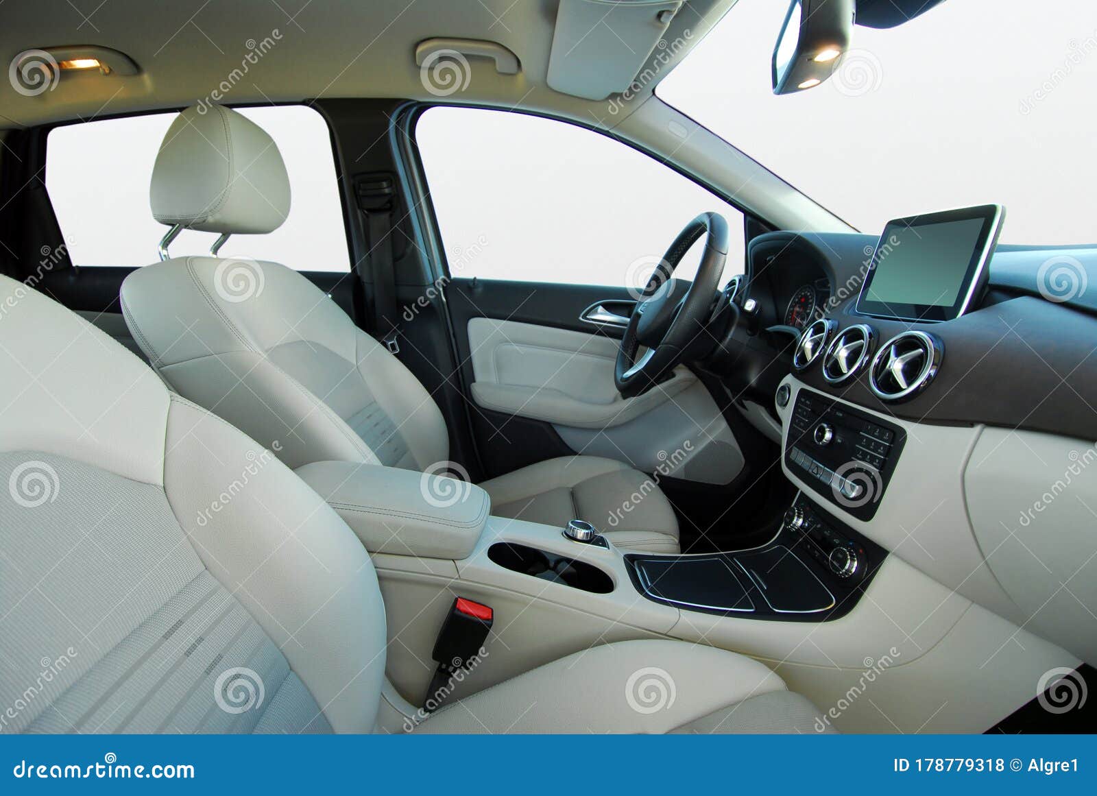 Interior of a modern car stock photo. Image of design - 178779318