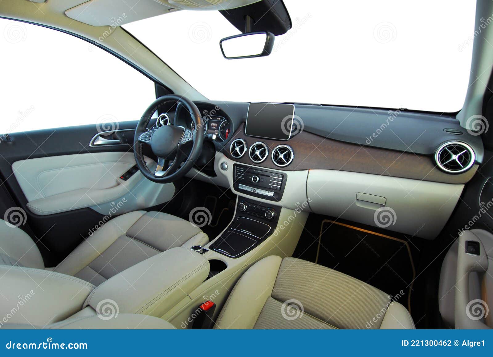 Interior of a modern car stock photo. Image of driver - 221300462