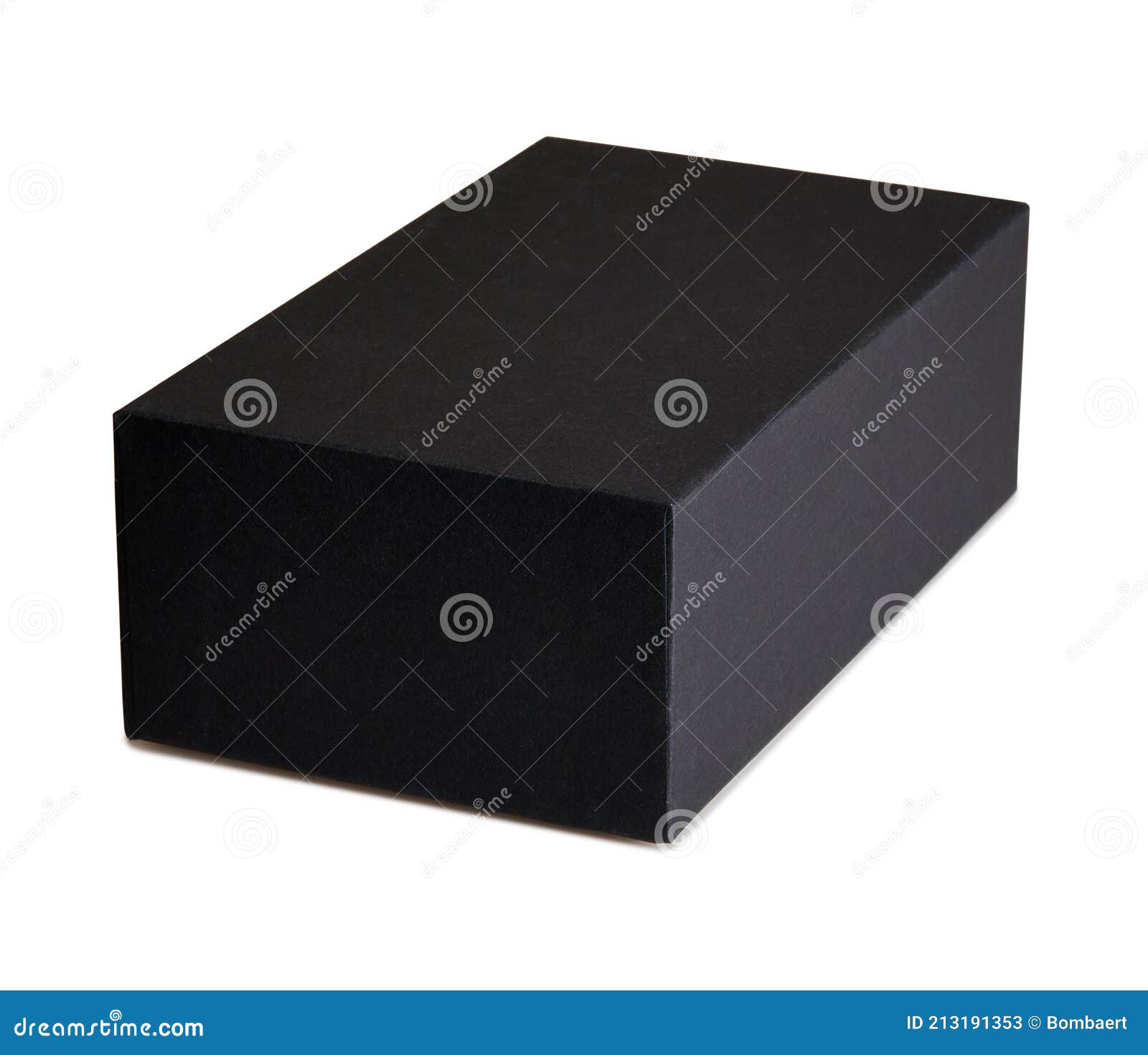 Small Black Box Isolated on White with Clipping Path Stock Image ...